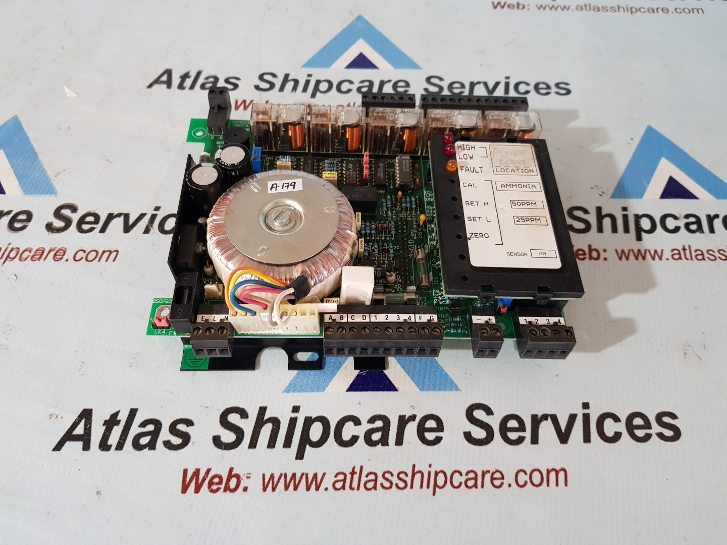 Crowcon GMS1000 SS/6 Printed Circuit Board – Atlas Shipcare Services