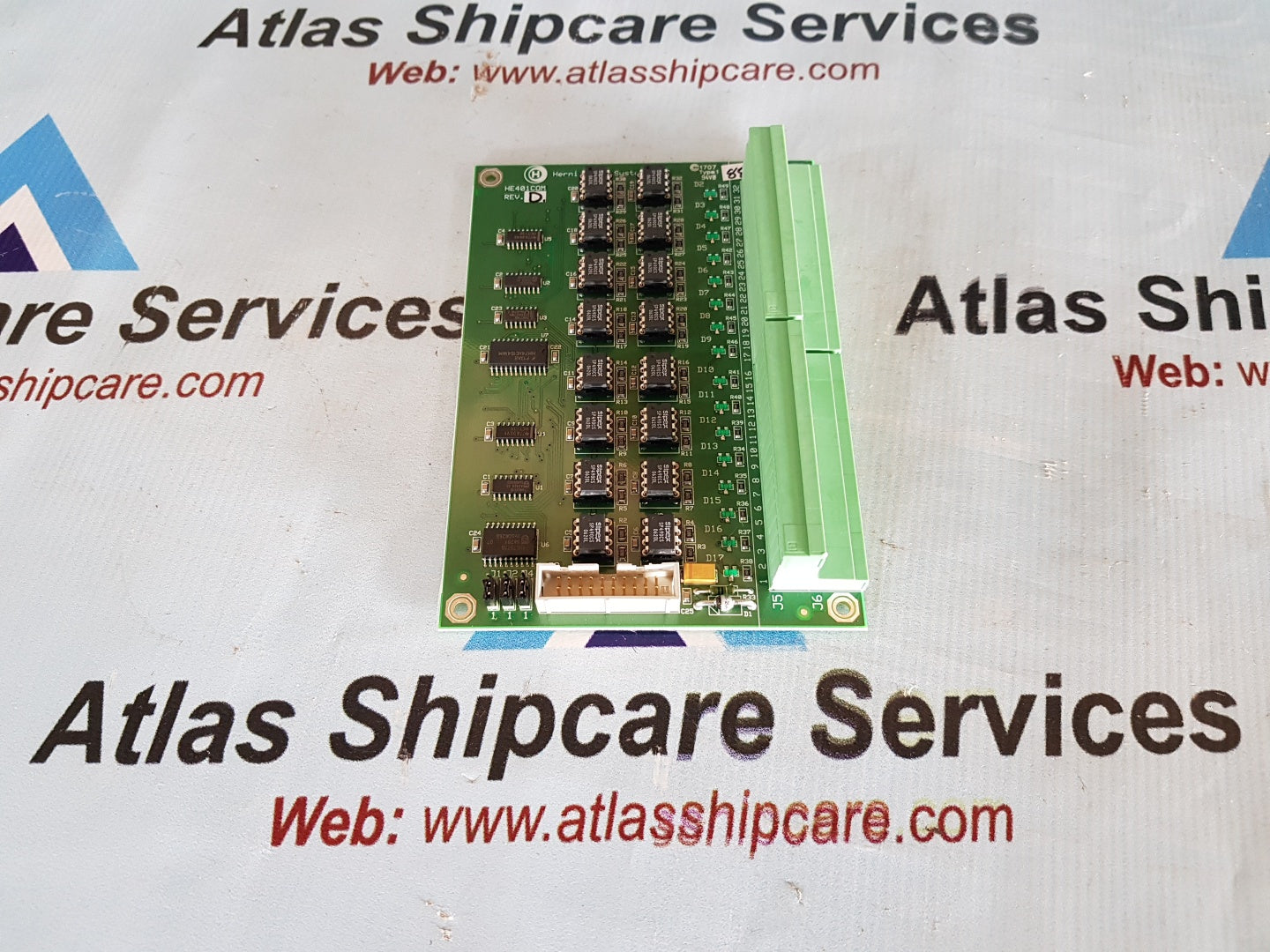 HERNIS SCAN 22205 CAMERA INTERFACE HE401COM PCB BOARD – Atlas Shipcare Services