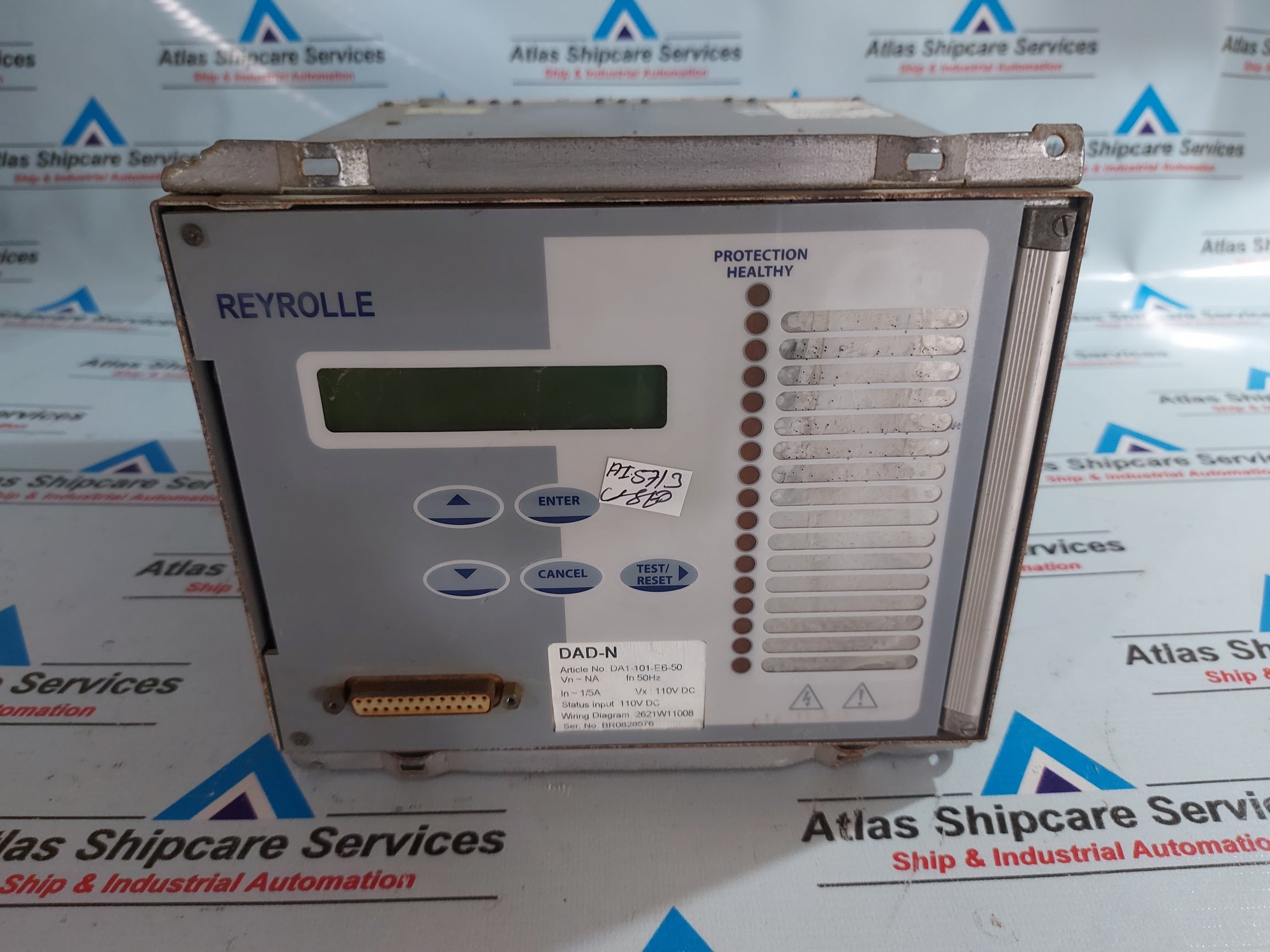 REYROLLE DAD-N DA1-101-EB-50 PROTECTION RELAY – Atlas Shipcare Services