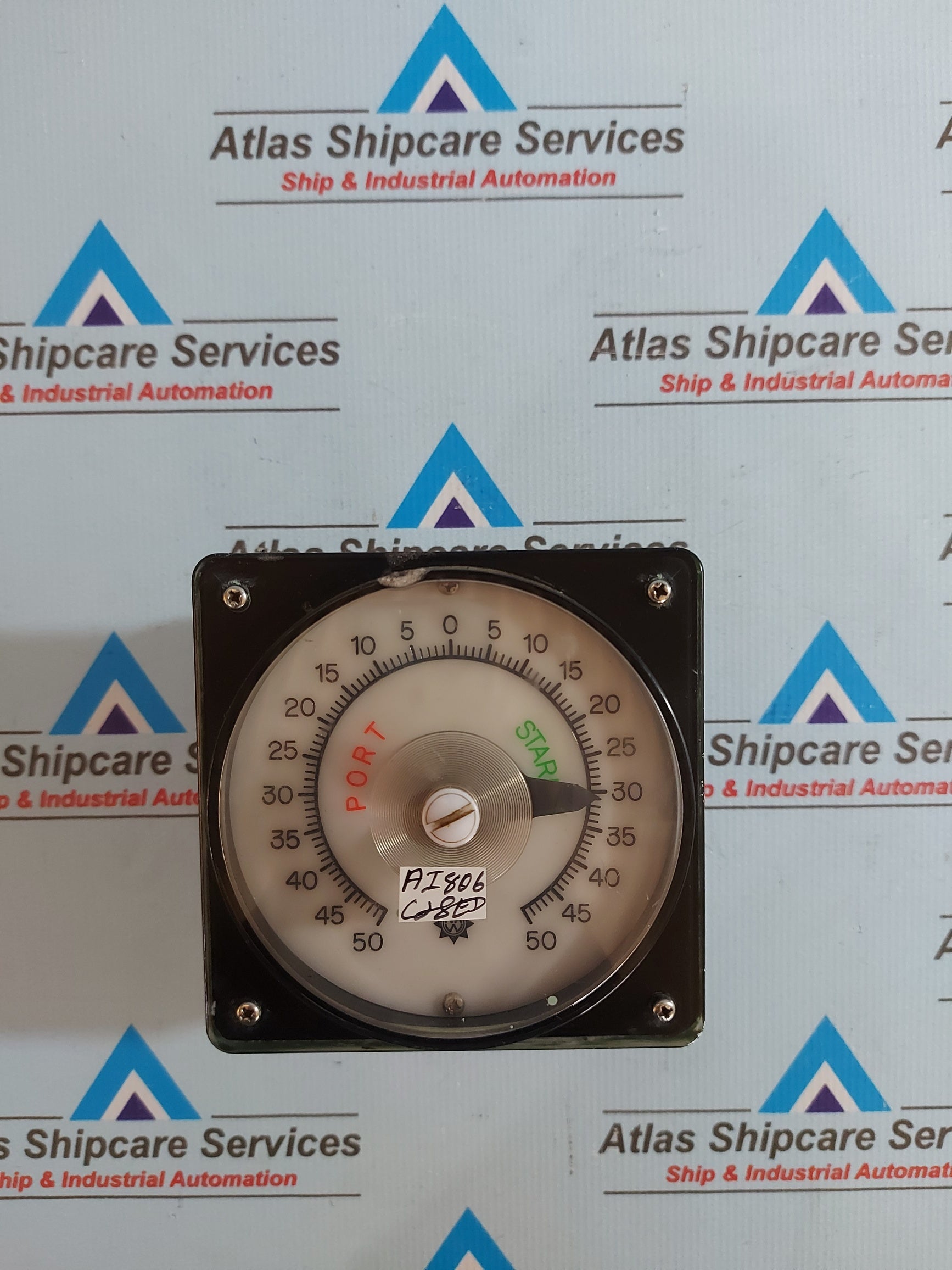 TAMAGAWA TS 4E11 SYNC MOTOR WITH RUDDER ANGLE RPM INDICATOR Atlas tamagawa-ts-4e11-sync-motor-with-rudder-angle-rpm-indicator-atlas