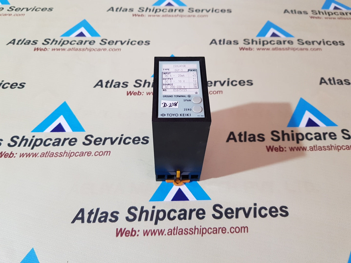 TOYO KEIKI DGP-3 ISOLATOR – Atlas Shipcare Services