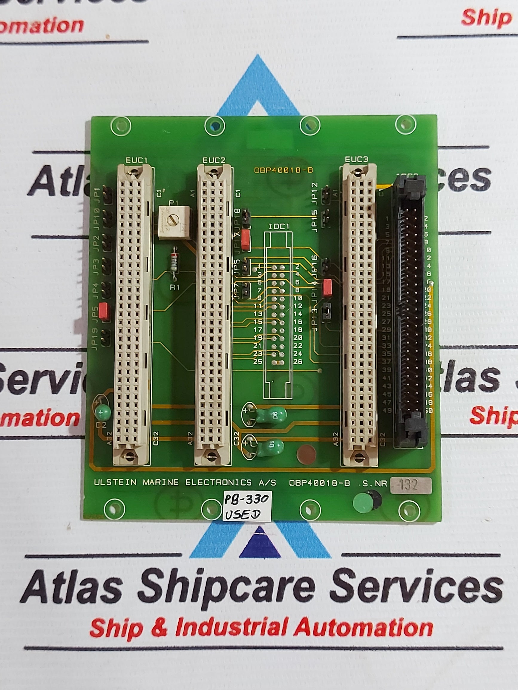 ULSTEIN MARINE ELECTRONICS OBP40018-B PCB CARD – Atlas Shipcare Services