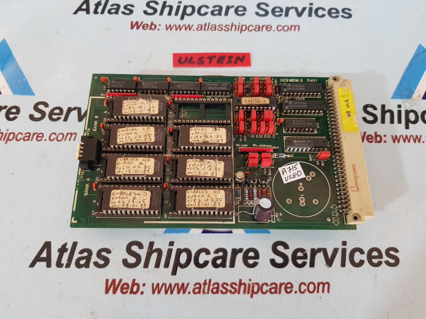 Ulstein GES MEM.8401 Pcb Card – Atlas Shipcare Services