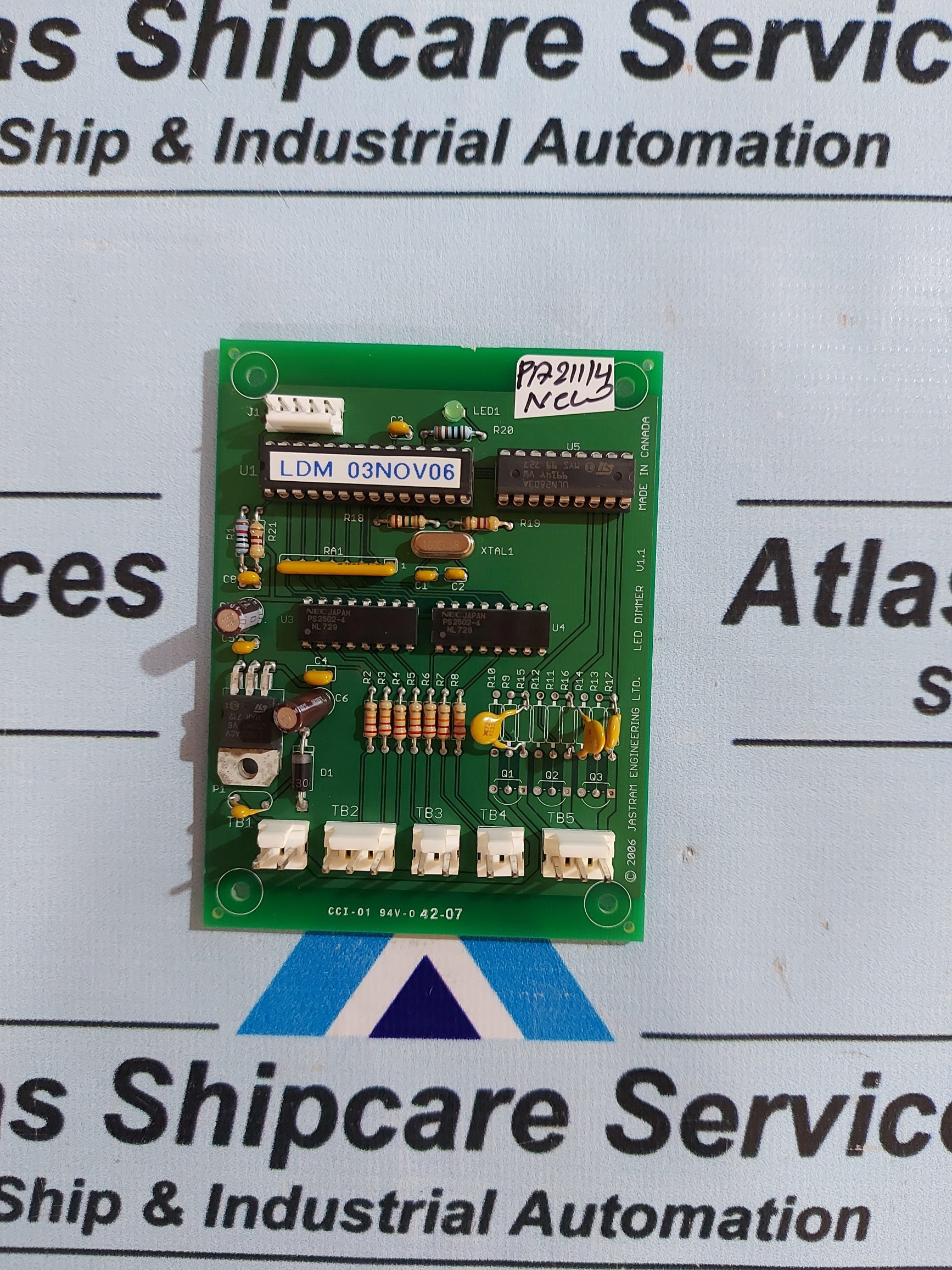 JASTRAM ENGINEERING CCI-01 LED DIMMER V1.1 PCB CARD – Atlas Shipcare Services