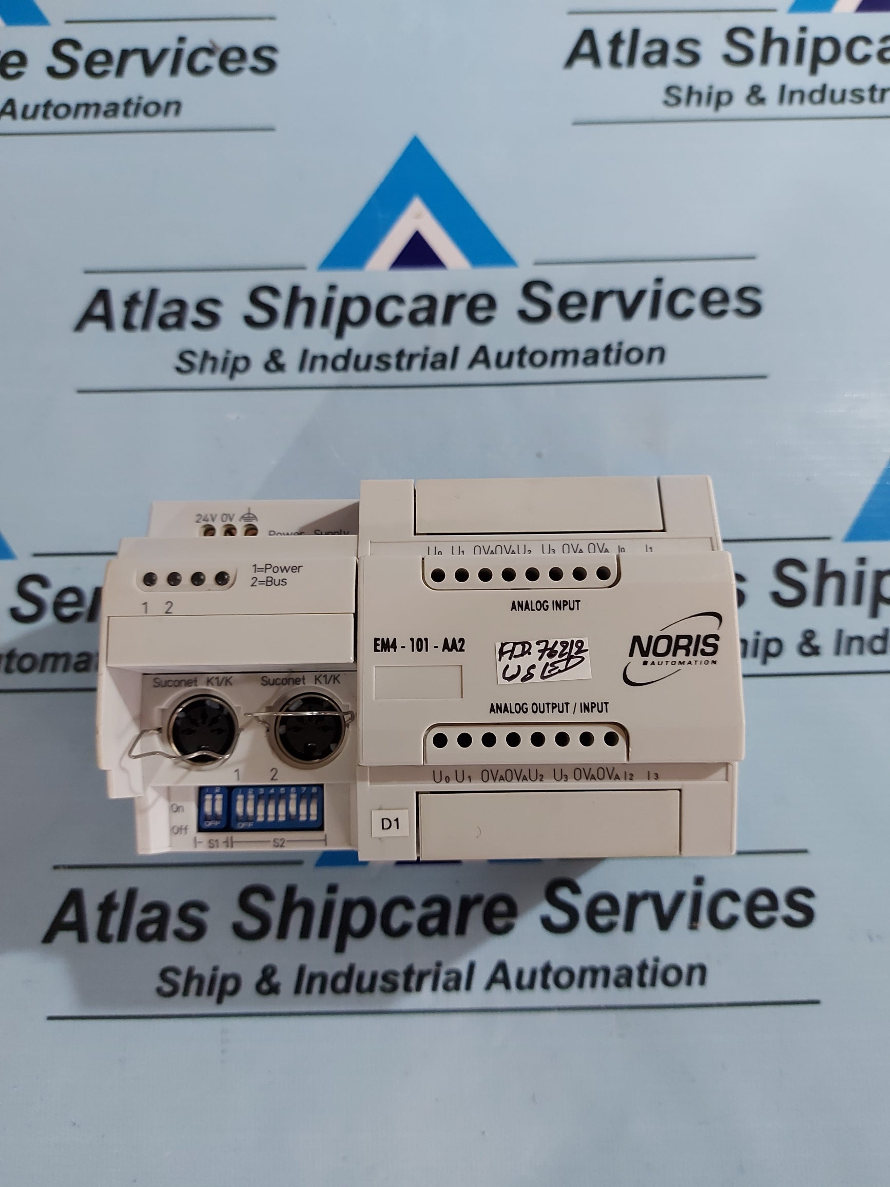 NORIS EM4-101-AA2 ANALOG INPUT/OUTPUT MODULE – Atlas Shipcare Services
