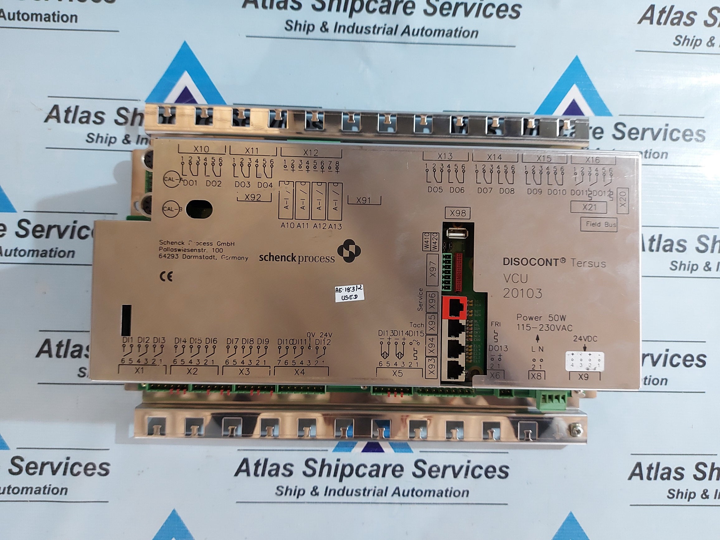 SCHENCK PROCESS DISOCONT TERSUS VCU 20103 CENTRAL CONTROL UNIT – Atlas Shipcare Services