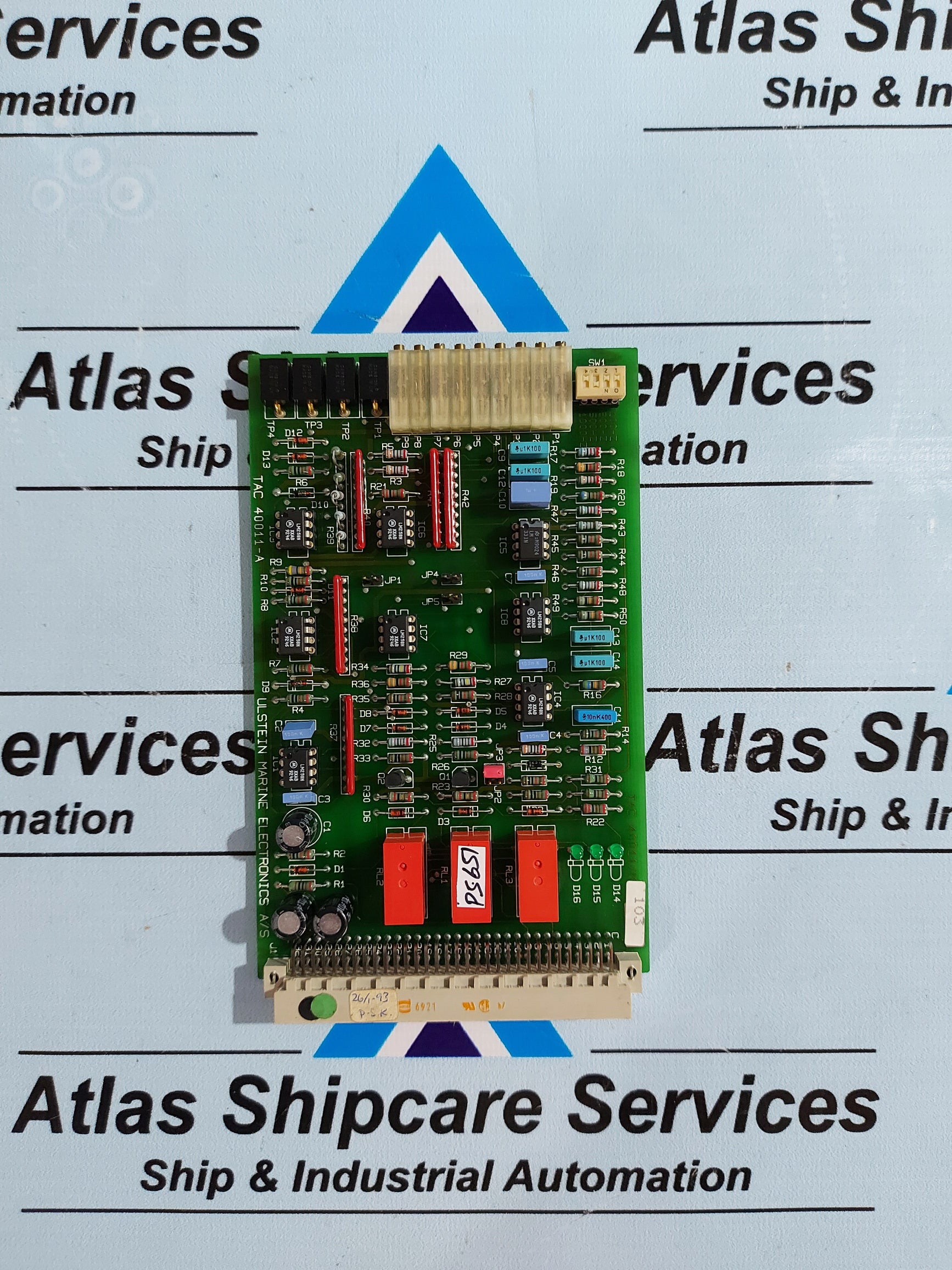 ULSTEIN MARINE ELECTRONICS TAC 40011-A PCB CARD – Atlas Shipcare Services