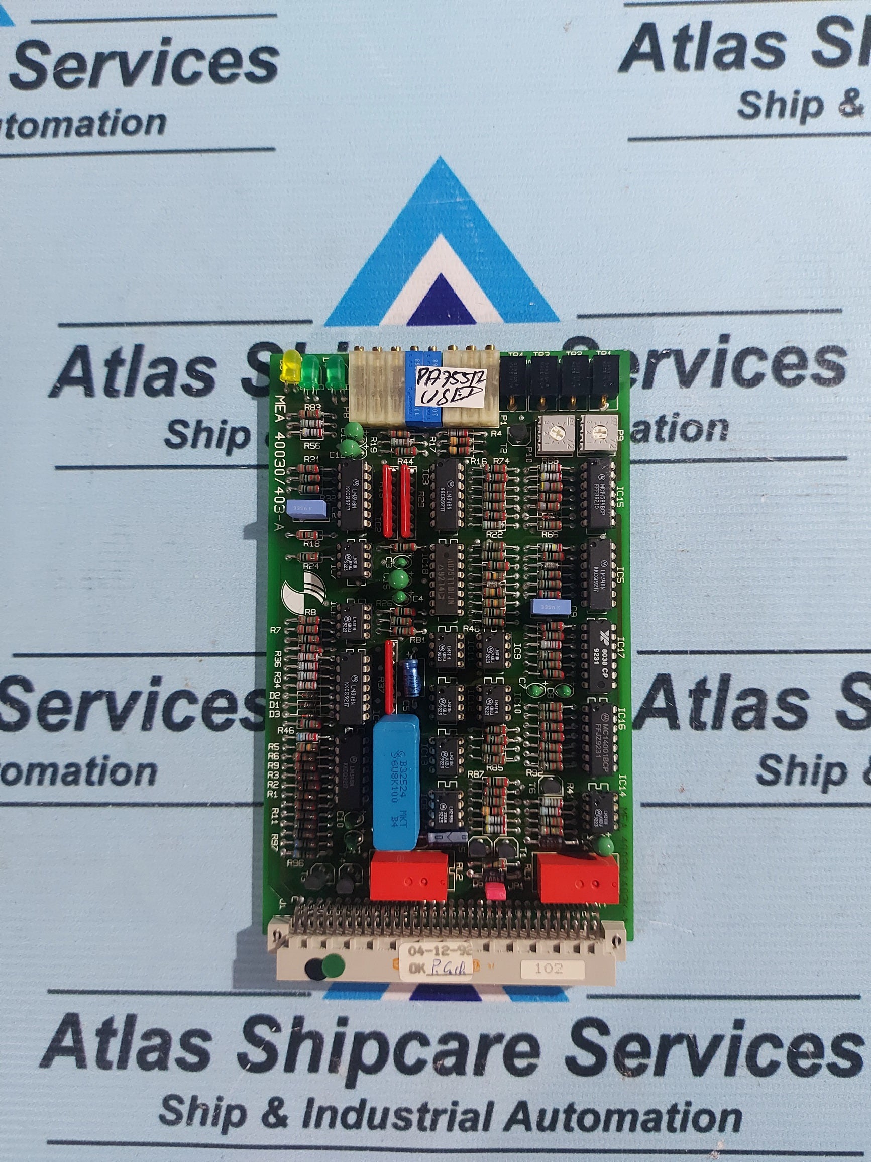 ULSTEIN MEA 40030/403-A PCB CARD – Atlas Shipcare Services