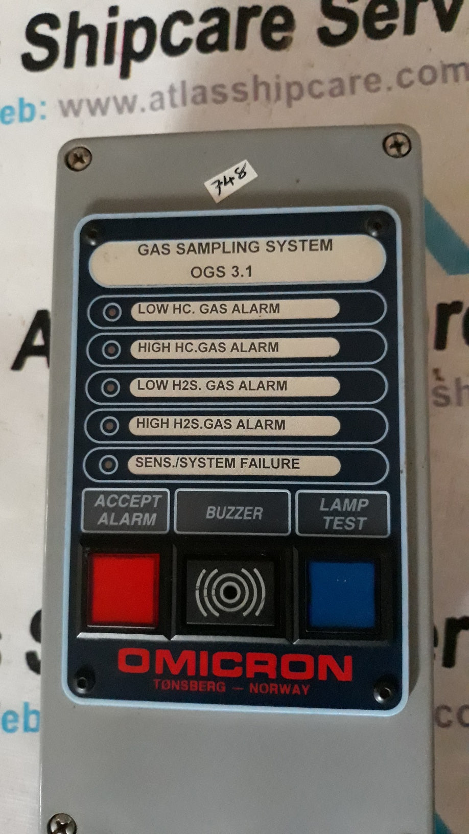 OMICRON GAS SAMPLING SYSTEM OGS3.1 – Atlas Shipcare Services