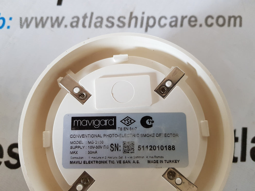 MAVIGARD MG-2100 CONVENTIONAL PHOTO-ELECTRIC SMOKE DETECTOR – Atlas ...