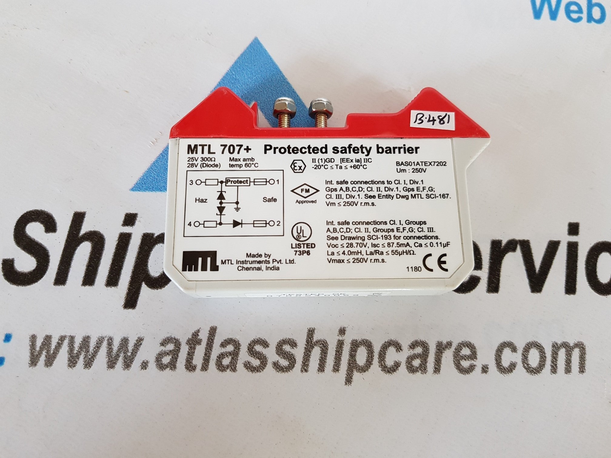 MTL 707+ PROTECTED SAFETY BARRIER – Atlas Shipcare Services