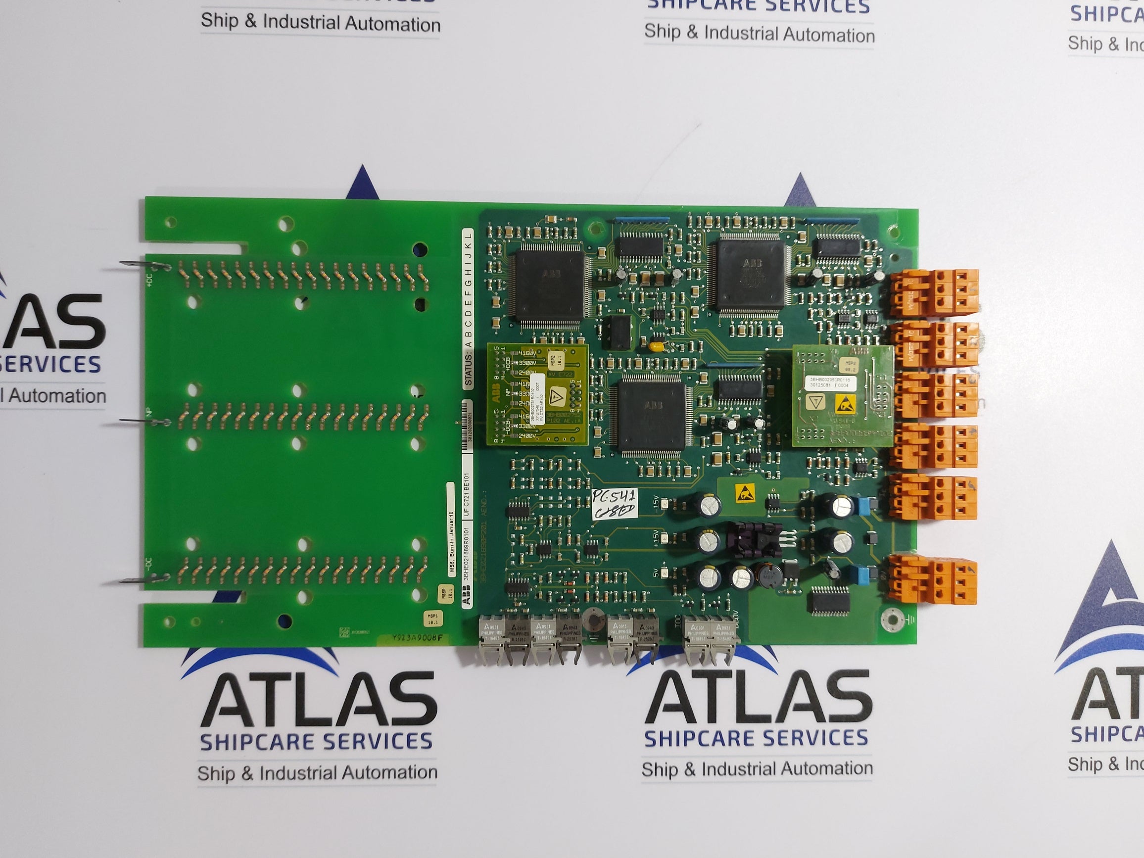 ABB 3BHE021889R0101 UF C721 BE101 ADCVI BOARD – Atlas Shipcare Services