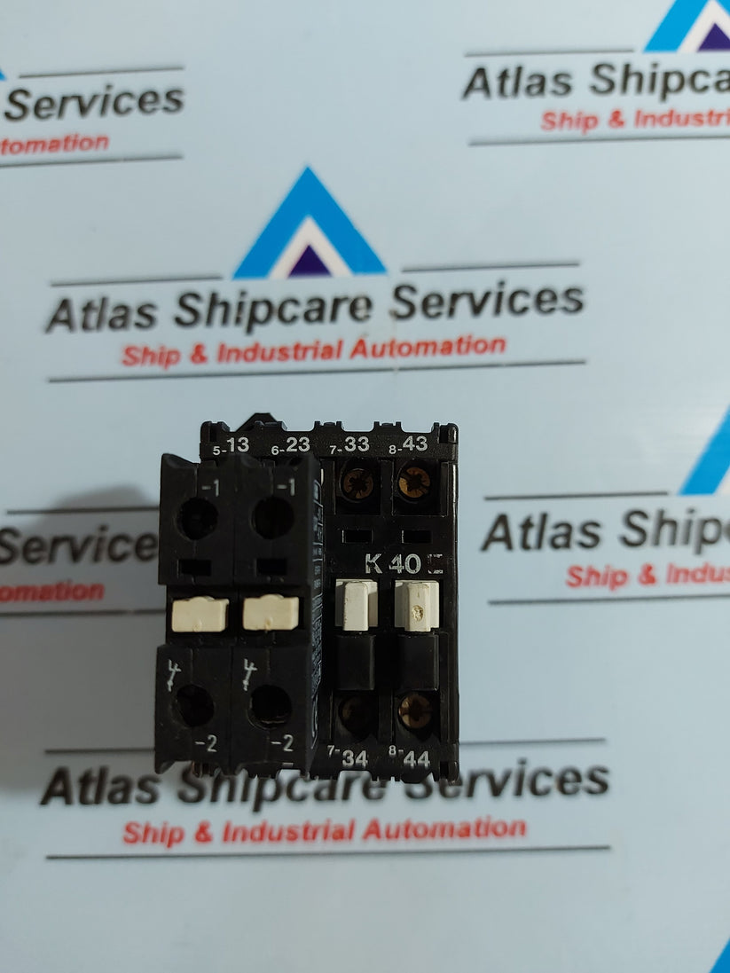 ABB KC40E CONTACTOR 24VDC CA7-10-01 AUXILIARY CONTACT – Atlas Shipcare ...