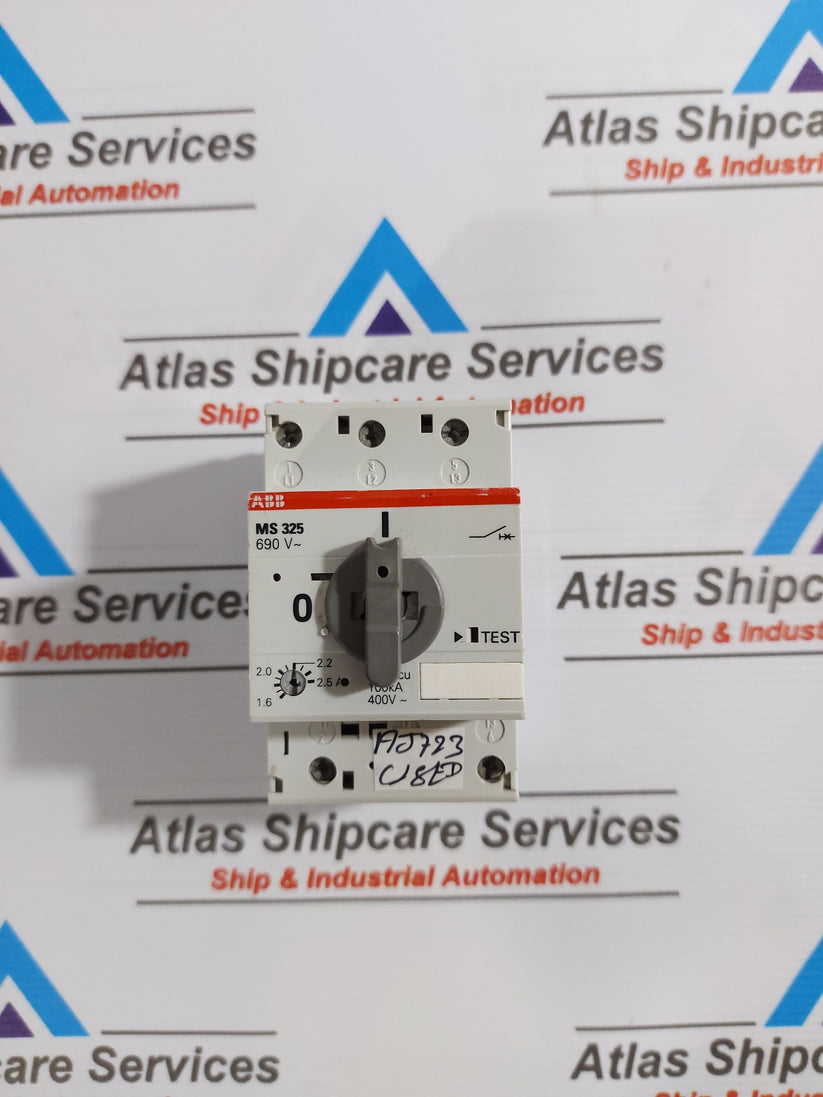 ABB MS325 MOTOR PROTECTION CIRCUIT BREAKER 690V~ – Atlas Shipcare Services