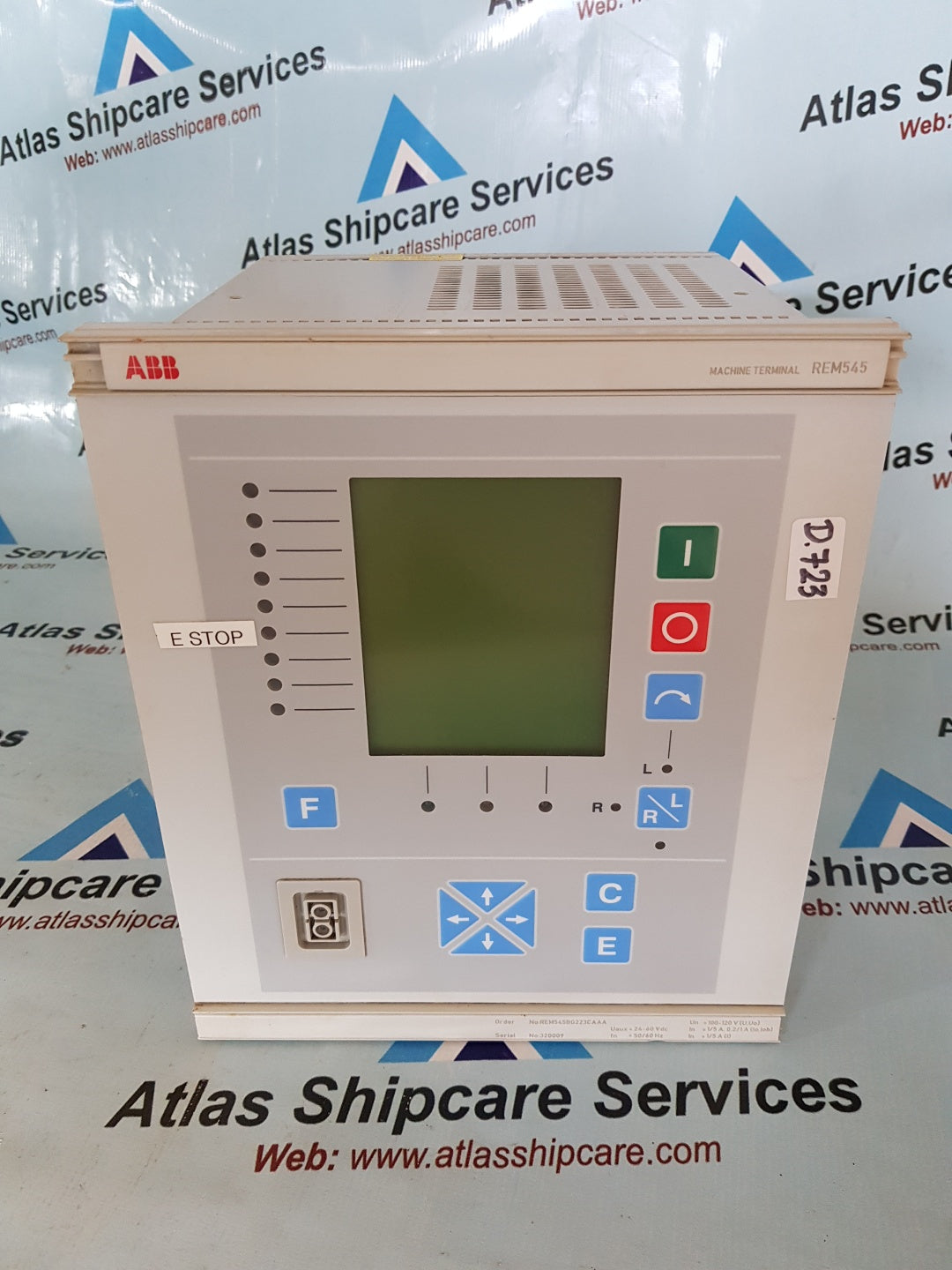 ABB REM545 MACHINE TERMINAL CONTROL MODULE – Atlas Shipcare Services