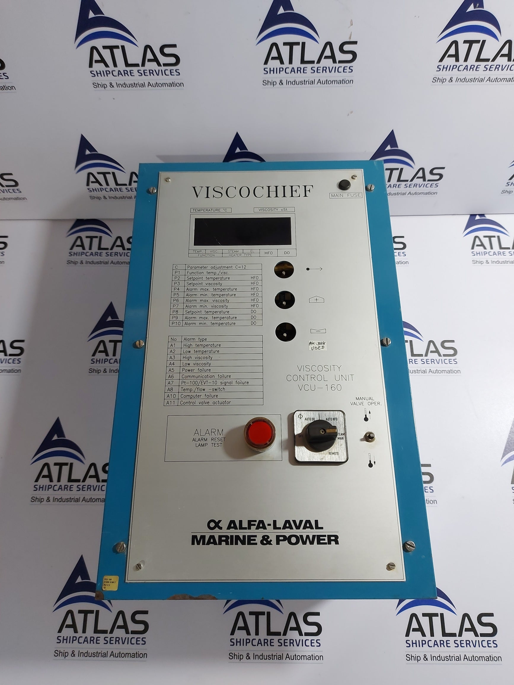 ALFA LAVAL VISCOCHIEF VISCOSITY VCU-160 CONTROL UNIT – Atlas Shipcare ...
