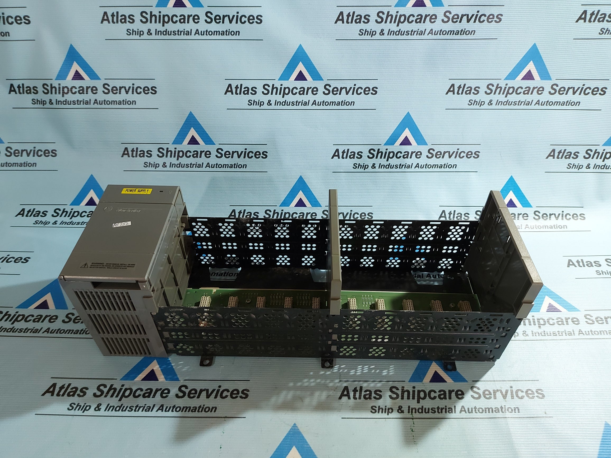 ALLEN-BRADLEY 1746-A10 SLC 500 10-SLOT MODULAR CHASSIS – Atlas Shipcare ...