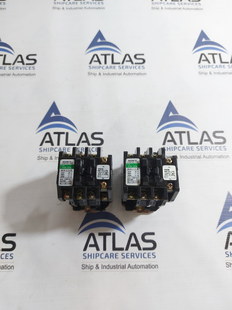 ANAM PAK-20A MAGNETIC CONTACTOR AC3-1-1-0 – Atlas Shipcare Services