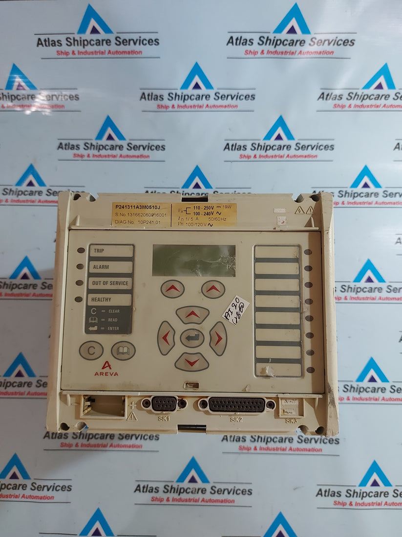 AREVA MICOM P241 MOTOR PROTECTION RELAY P241311A3M0510J – Atlas ...