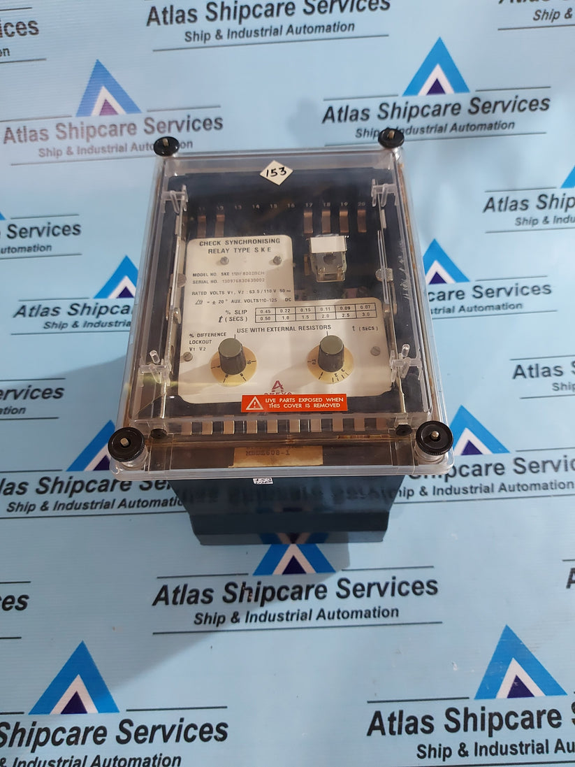 AREVA SKE 11BF8002BCH CHECK SYNCHRONISING RELAY – Atlas Shipcare Services