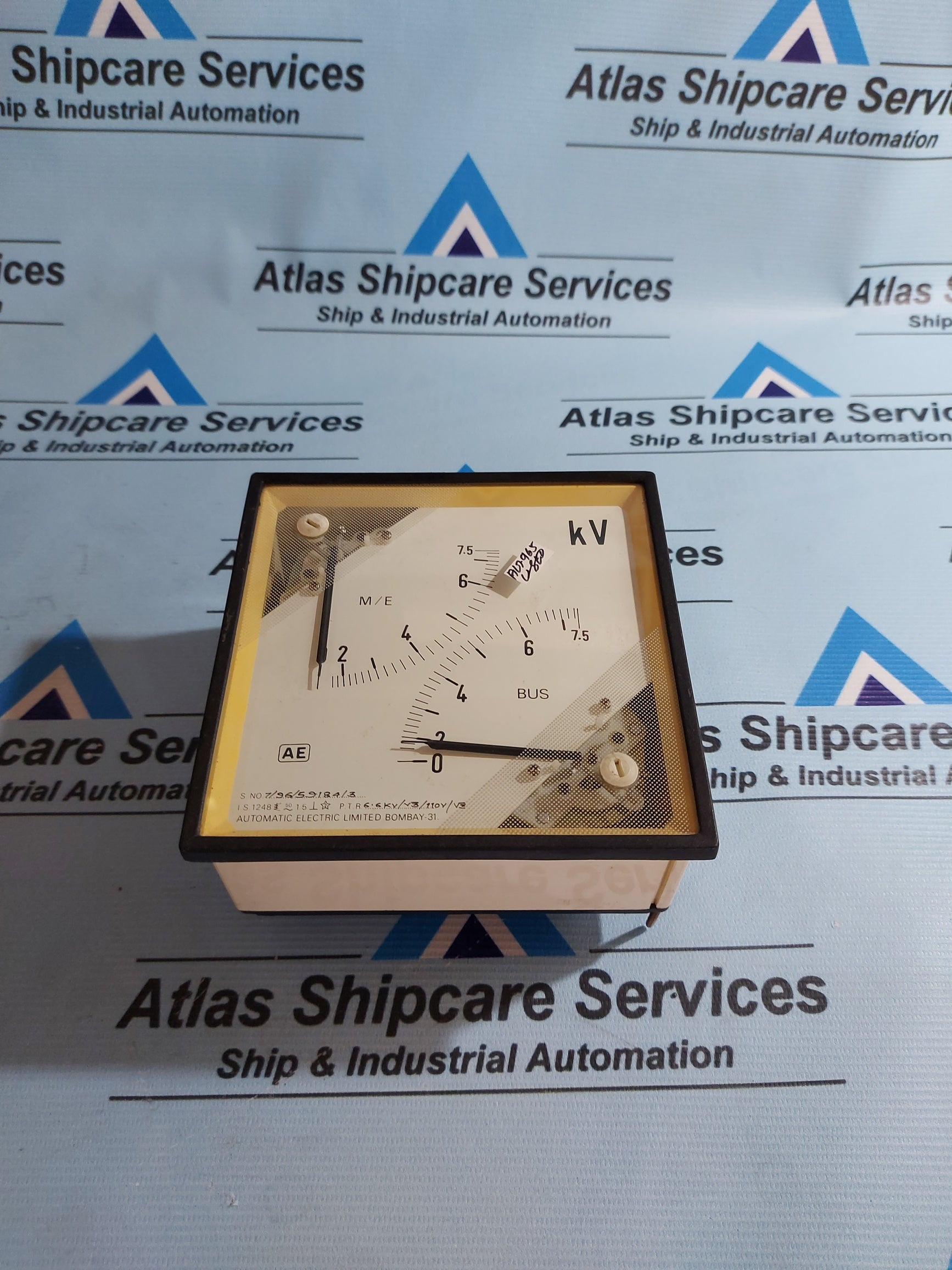 AUTOMATIC ELECTRIC 6.6KV/V3/110/V3 METER – Atlas Shipcare Services