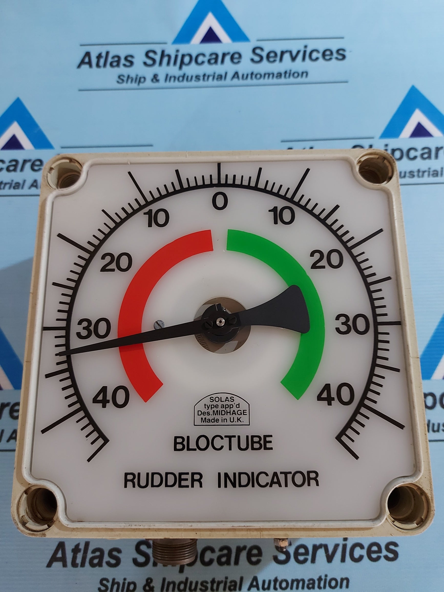 BLOCTUBE MARINE SHIP RUDDER INDICATOR – Atlas Shipcare Services