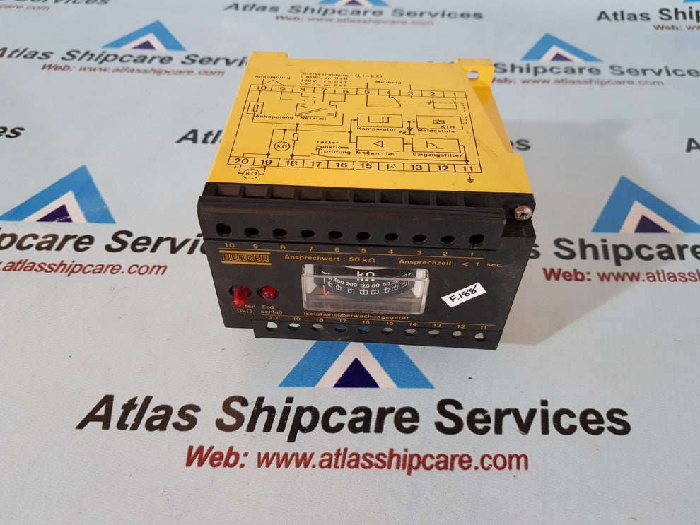 Bender IRE 200 M-RB Insulation Monitoring Device – Atlas Shipcare Services