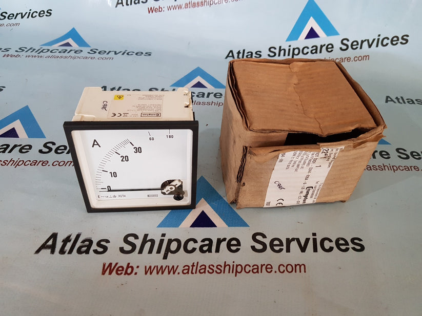 CROMPTON E244-026A-G-LS-NL-C7-CR AMMETER RANGE METER – Atlas Shipcare ...