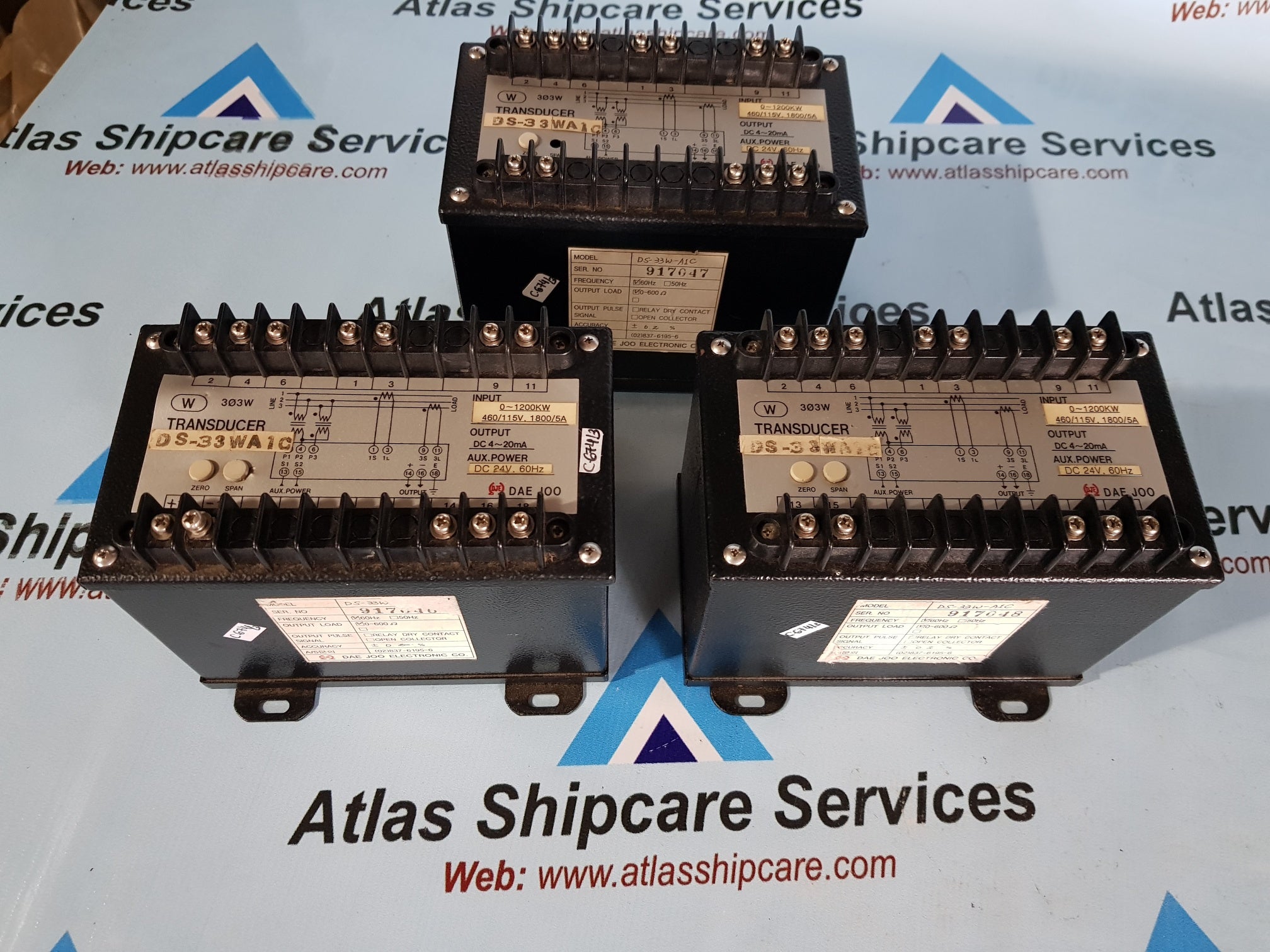DAE JOO ELECTRONIC DS-33W-A1C TRANSDUCER – Atlas Shipcare Services