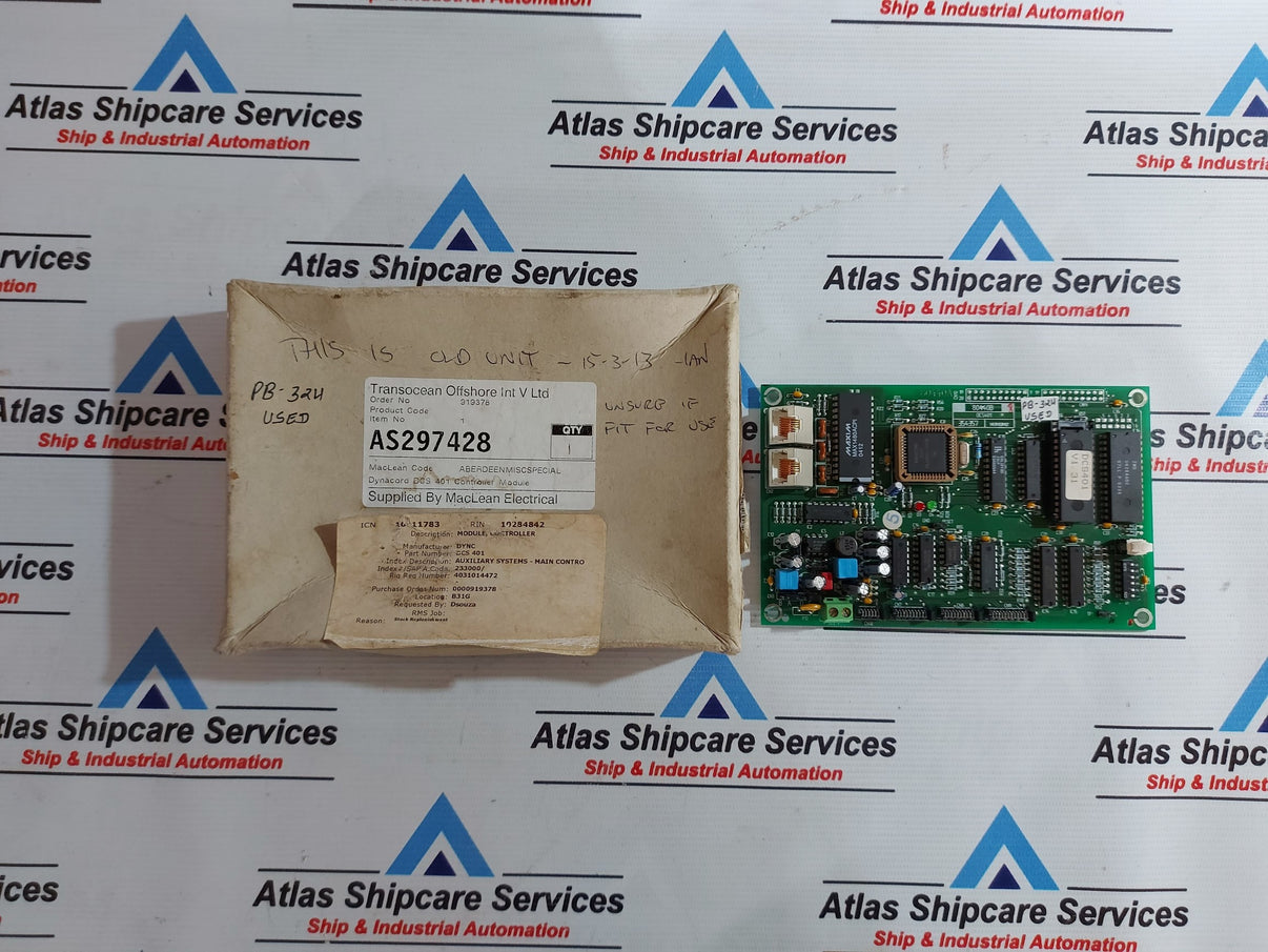 DYNACORD DCS401 80442B CONTROL MODULE – Atlas Shipcare Services