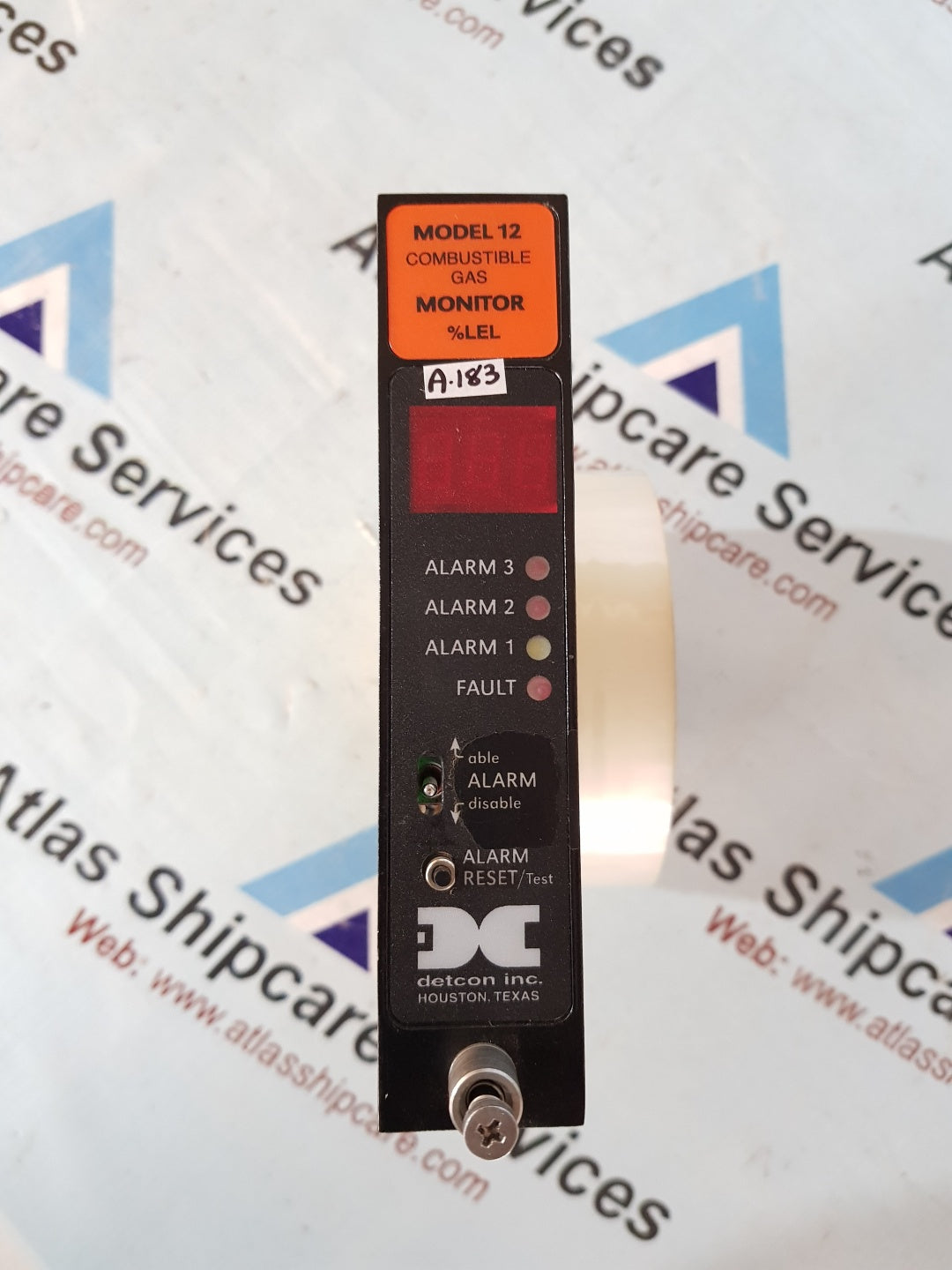 Detcon Model 12B Combustible Gas Moniter 500-01952-1 – Atlas Shipcare ...