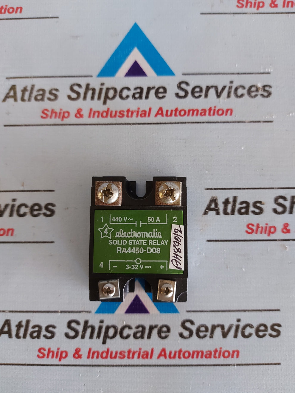 ELECTROMATIC RA4450-D08 SOLID STATE RELAY – Atlas Shipcare Services
