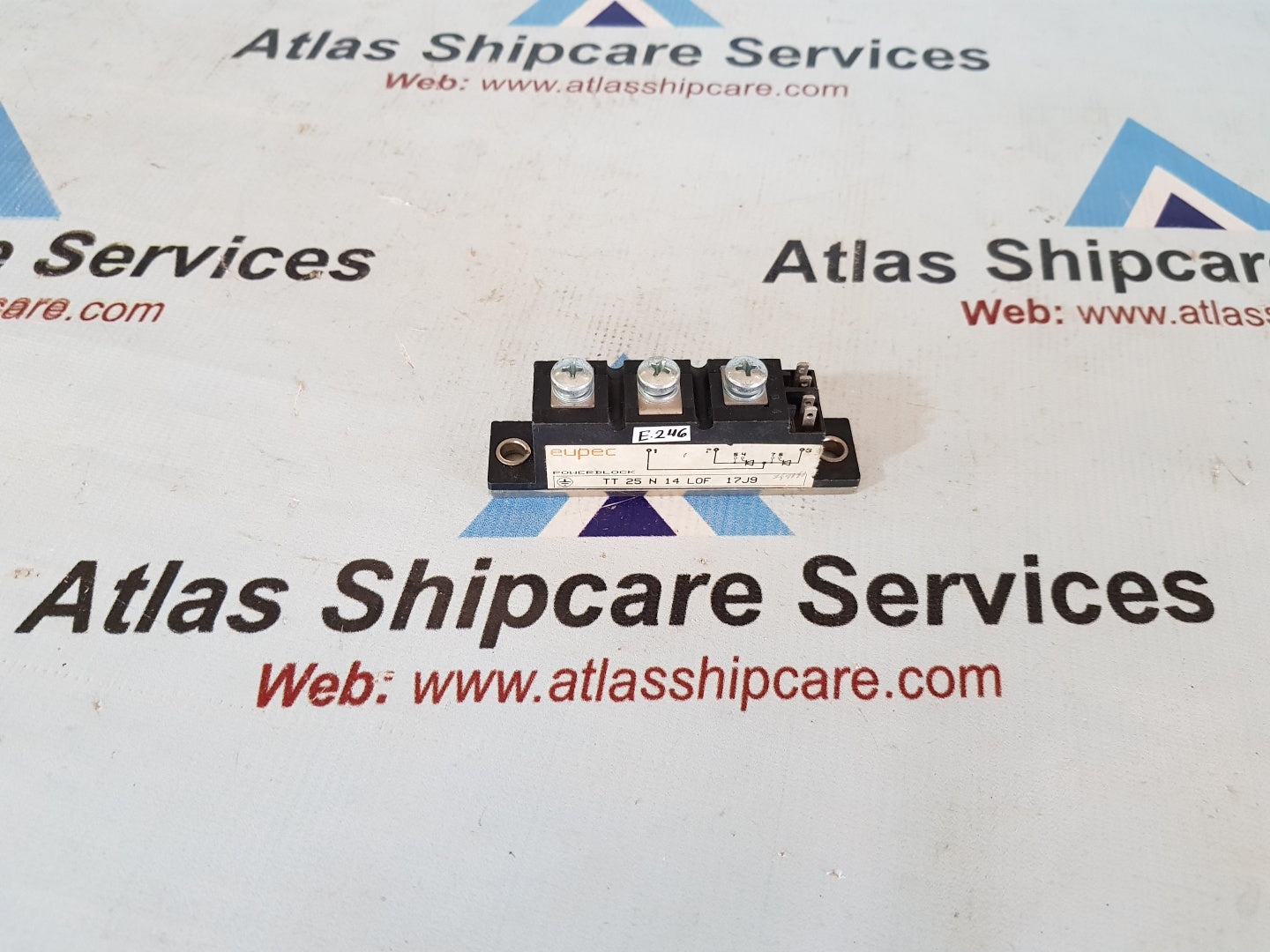 EUPEC TT25N14LOF17J9 Powerblock Thyristor Module – Atlas Shipcare Services