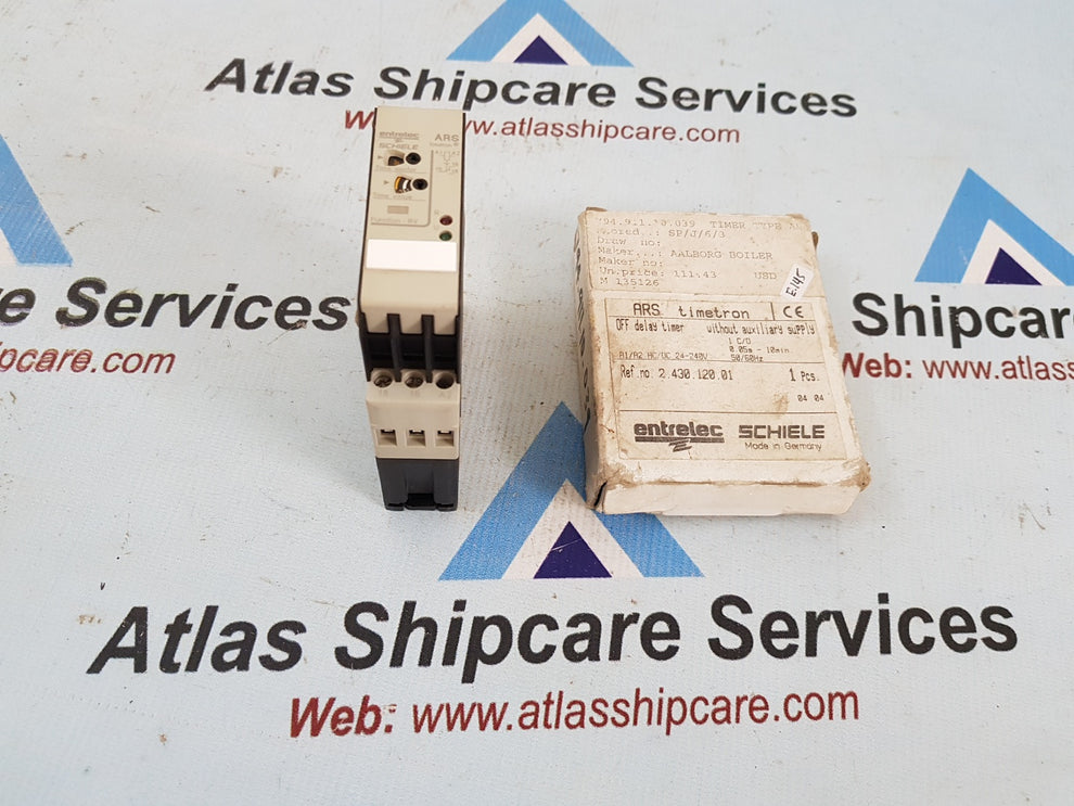Entrelec Schiele ARS Timeron Off Delay Timer – Atlas Shipcare Services
