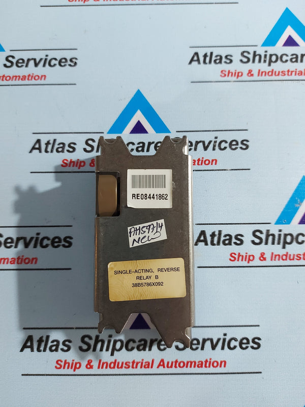 FISHER 38B5786X092 SINGLE ACTING REVERSE RELAY – Atlas Shipcare Services
