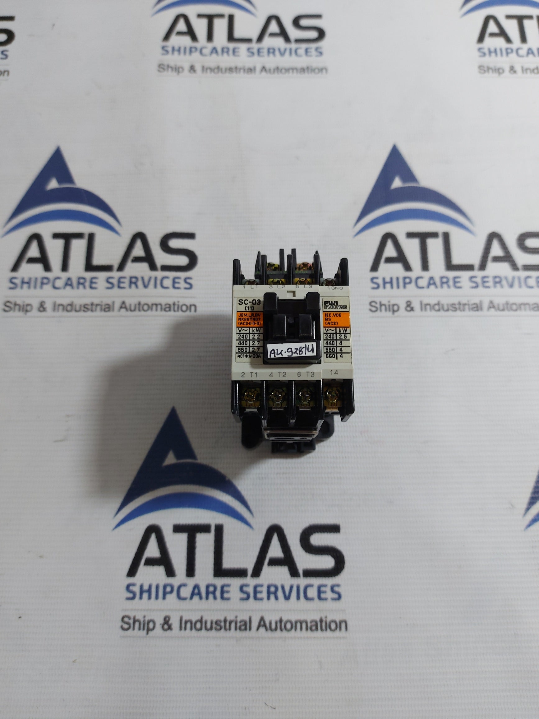 FUJI ELECTRIC SC-03 [11] MAGNETIC CONTACTOR 100/110V 20A – Atlas ...