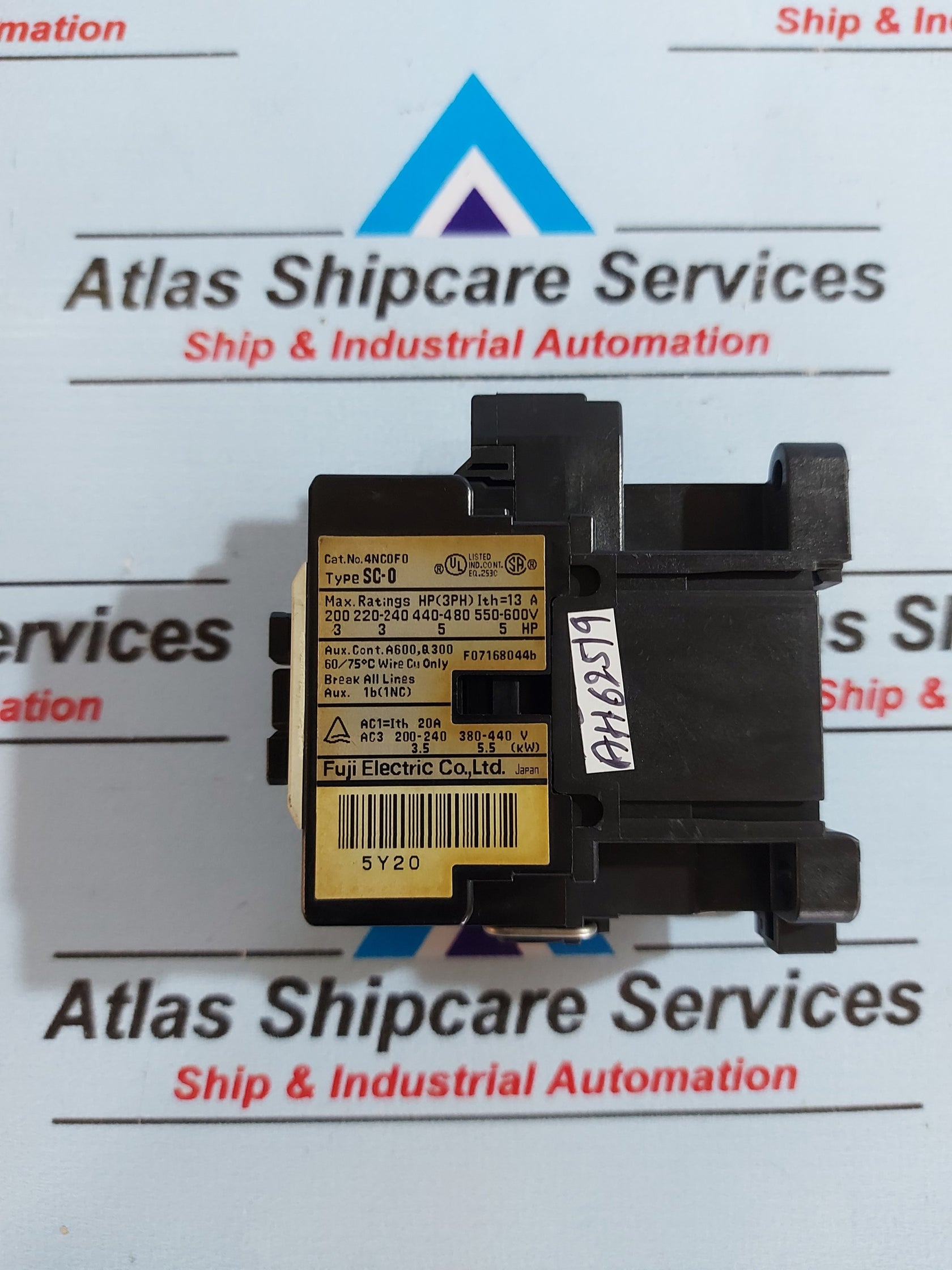 FUJI ELECTRIC SC-0 MAGNETIC CONTACTOR – Atlas Shipcare Services
