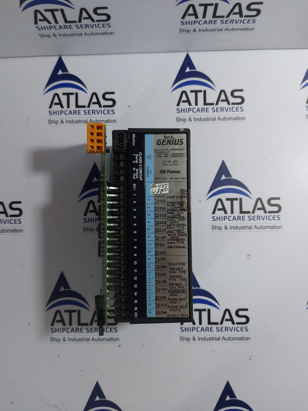 GE FANUC IC660TSD021K TERM MODULE 24/48VDC 16 SINK SOURCE BLOCK – Atlas ...