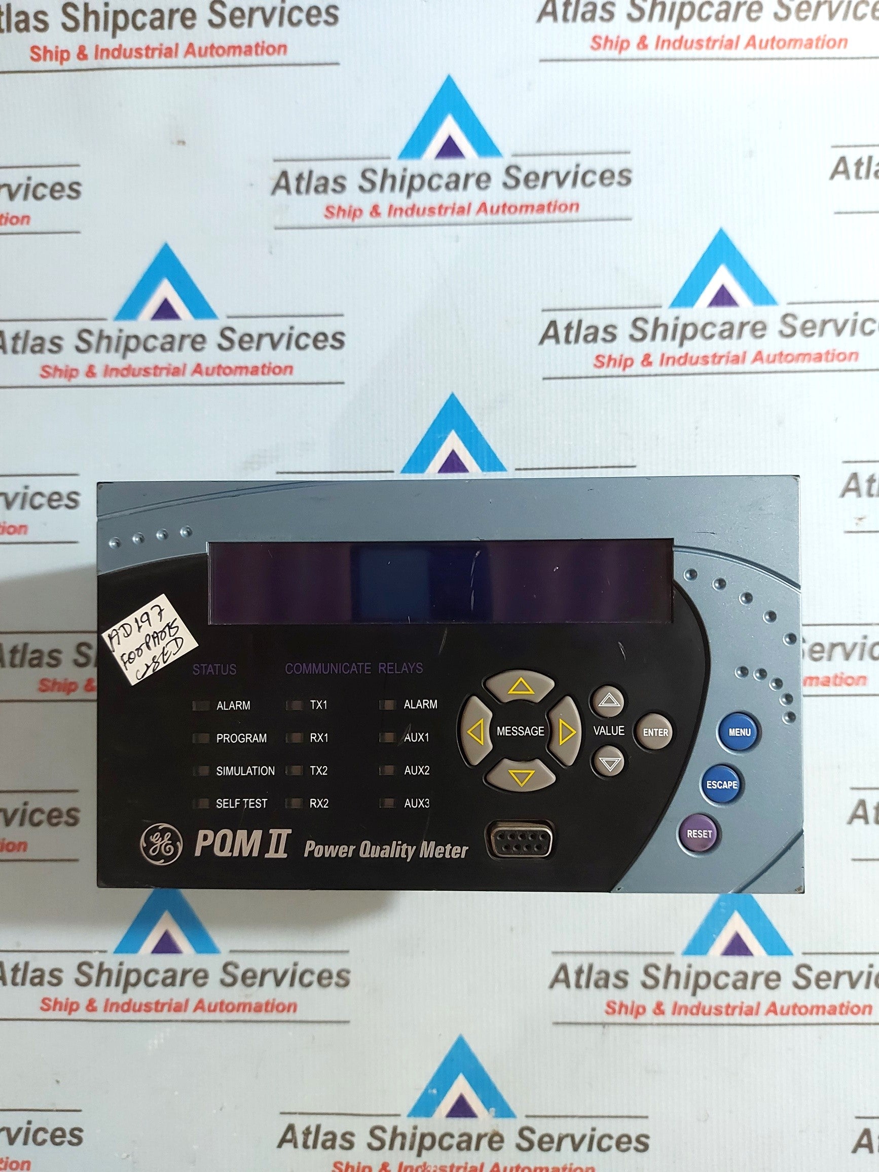 GENERAL ELECTRIC PQM II POWER QUALITY METER – Atlas Shipcare Services