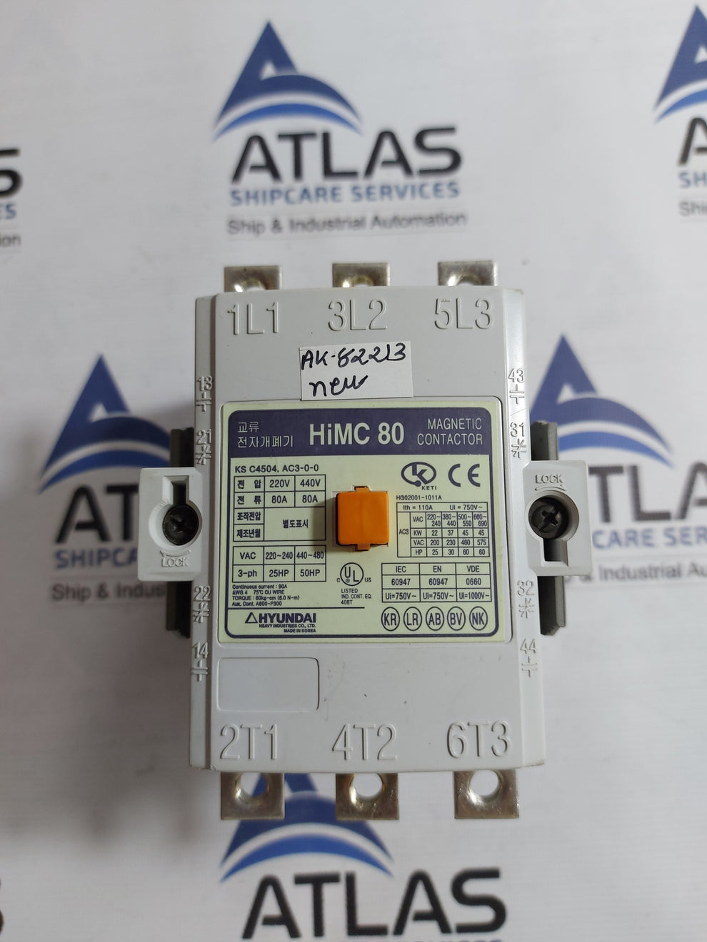 HYUNDAI HiMC 80 MAGNETIC CONTACTOR 110A 190~220V – Atlas Shipcare Services