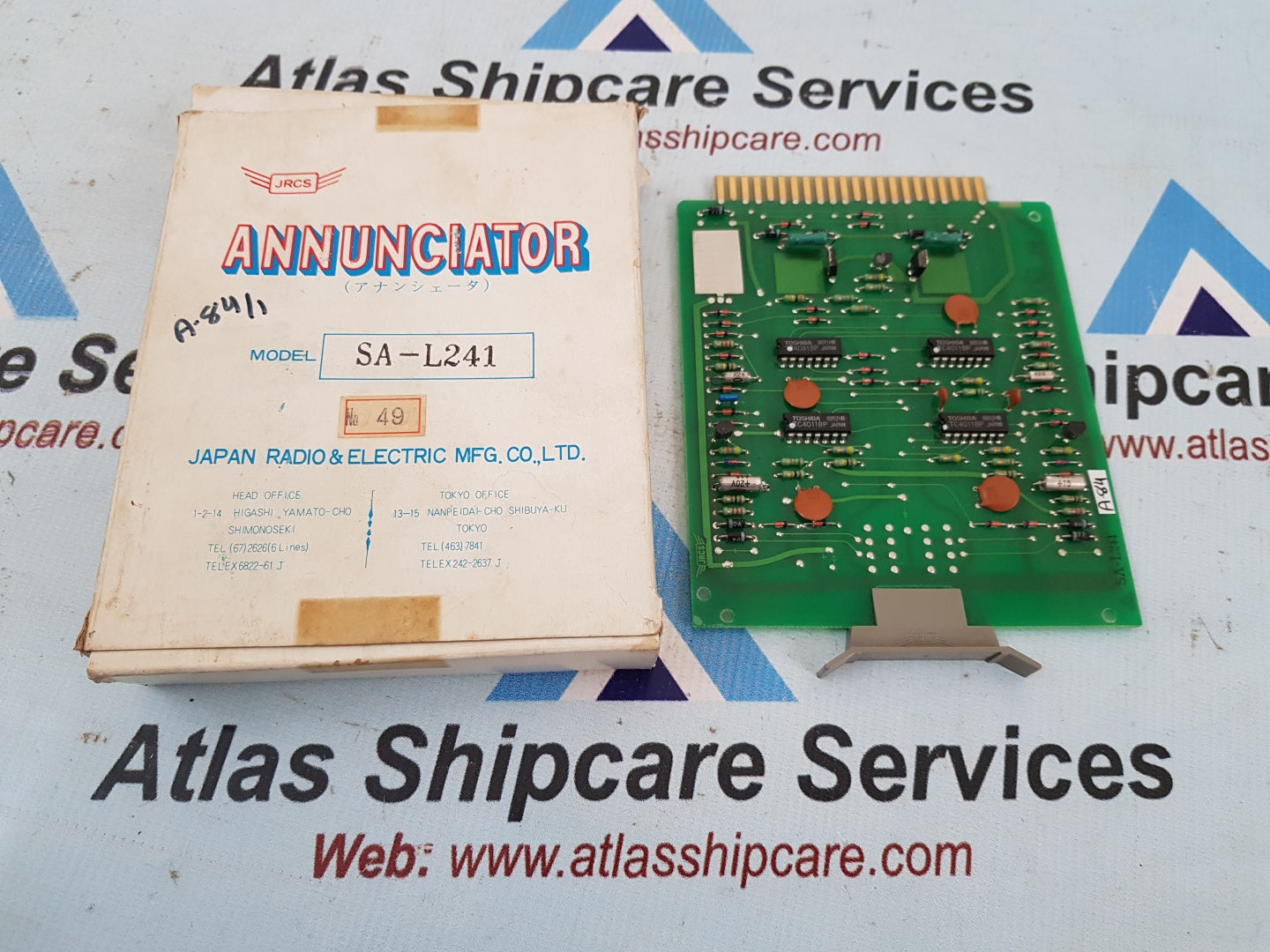 Japan Radio & Electric SA-L241 Annunciator – Atlas Shipcare Services