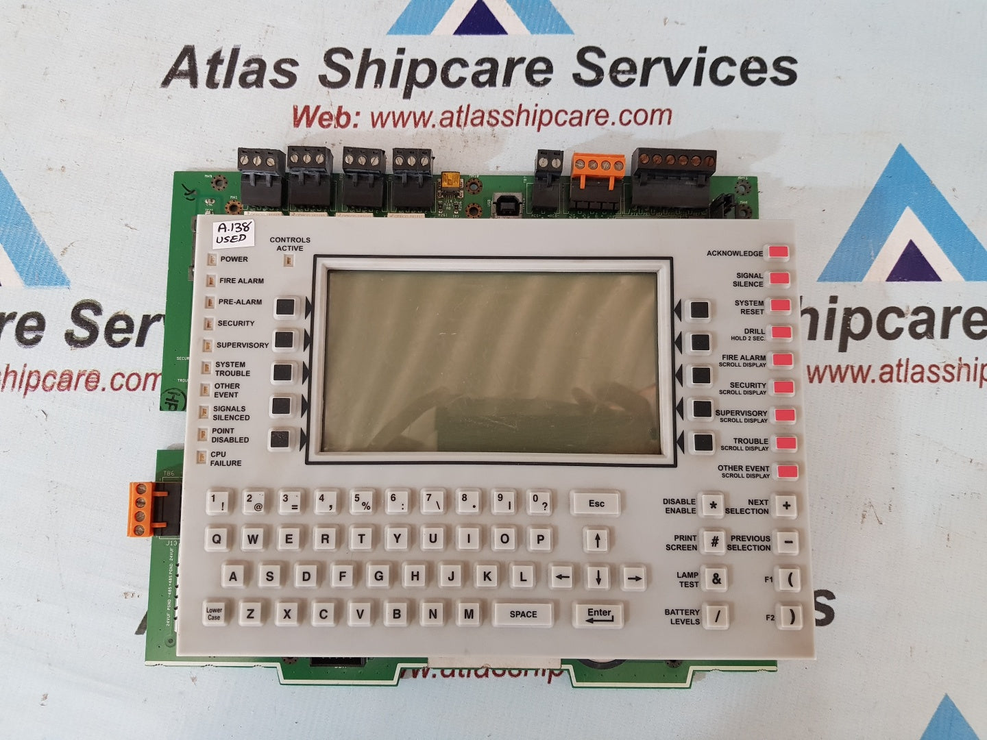Johnson Control JNCA-2 Network Control Annunciator – Atlas Shipcare ...