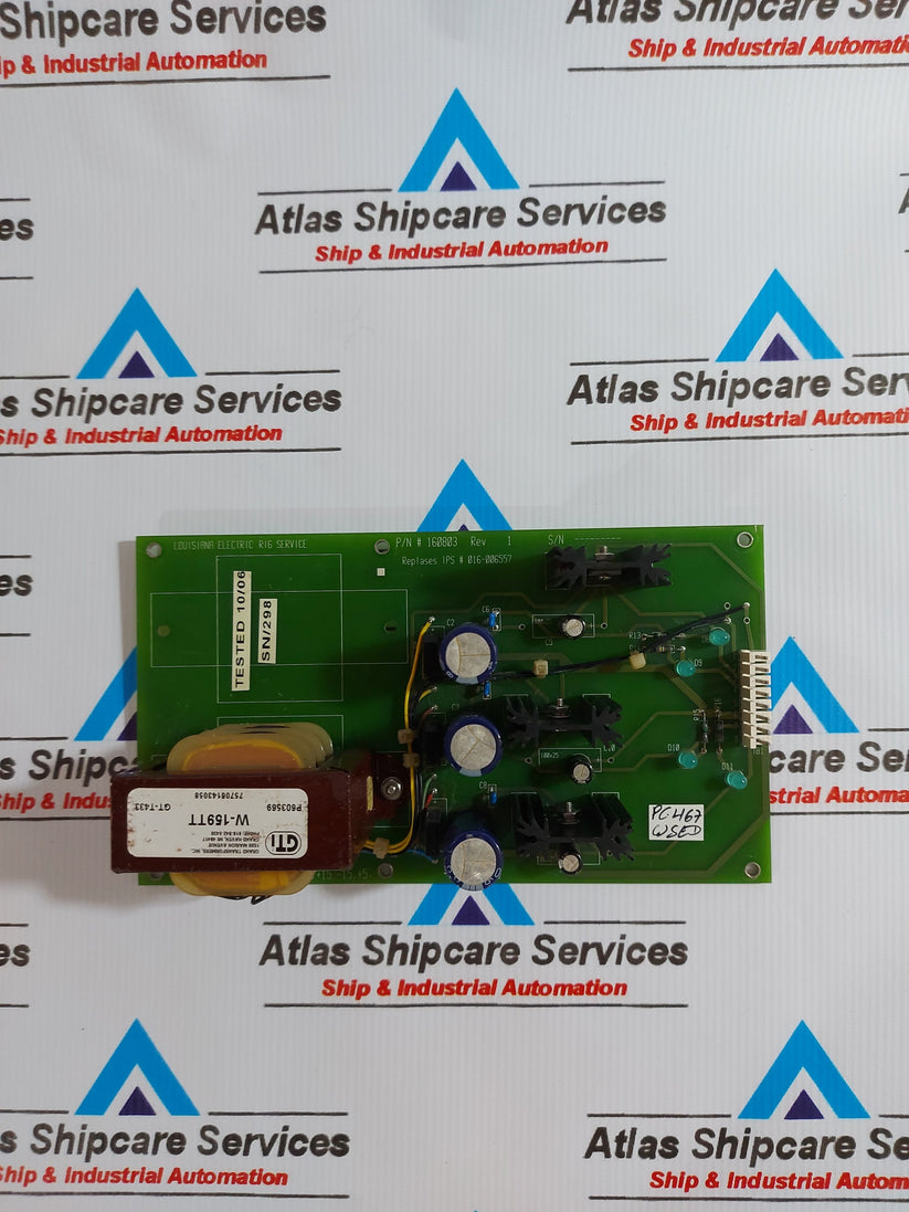 LOUISIANA ELECTRIC RIG SERVICE 160803 REV.1 PCB BOARD – Atlas Shipcare ...
