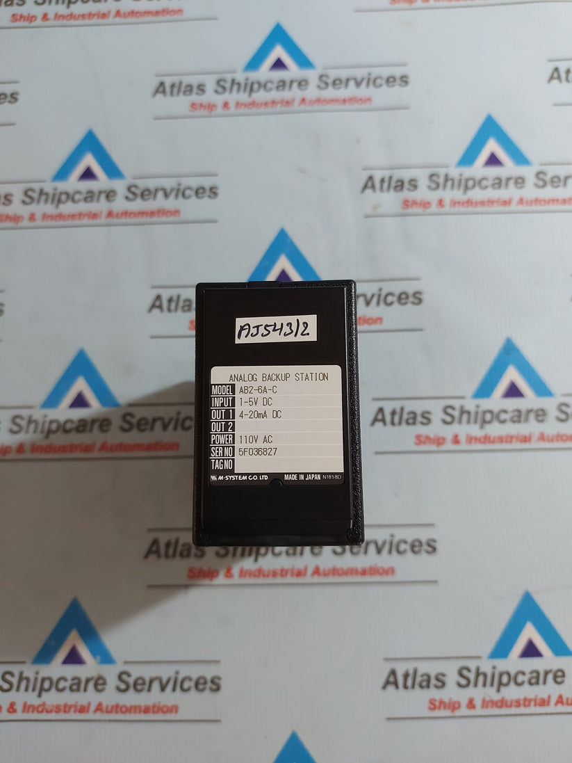 M-SYSTEM AB2-6A-C ANALOG BACKUP STATION – Atlas Shipcare Services