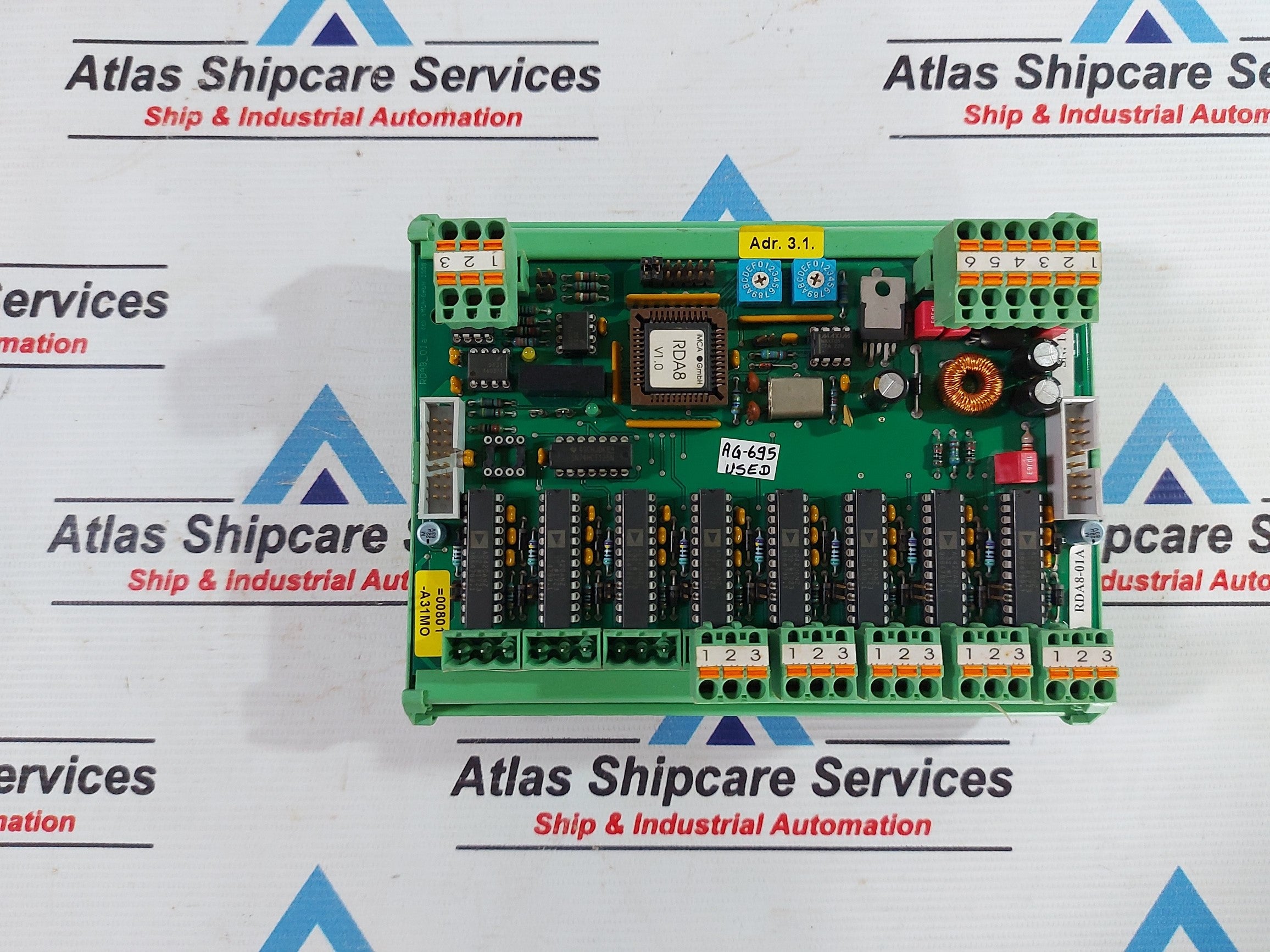 MCA RDA8-01A PCB CIRCUIT BOARD – Atlas Shipcare Services