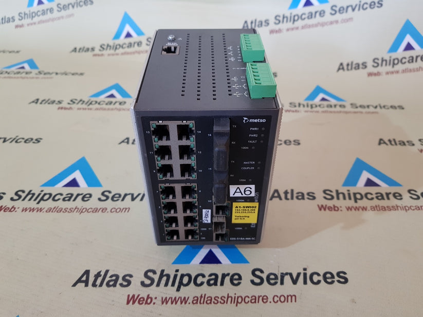 METSO EDS-518A-MM-SC ETHERNET SWITCH – Atlas Shipcare Services