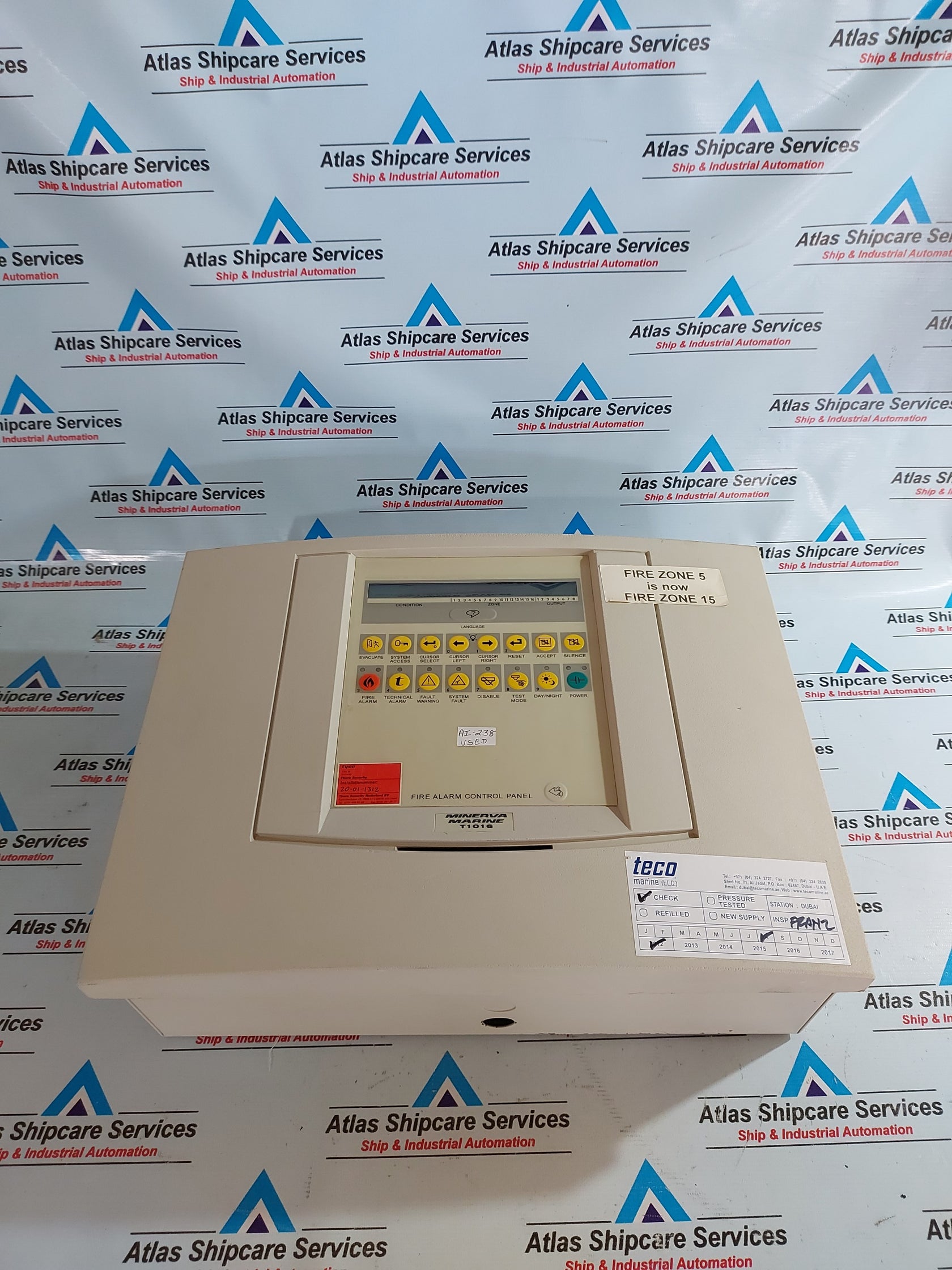 MINERVA MARINE T1016 FIRE ALARM CONTROL PANEL – Atlas Shipcare Services