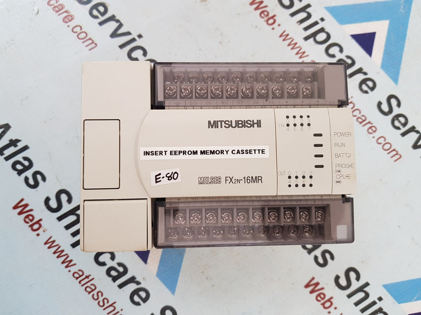 MITSUBISHI MELSEC FX2N-16MR PROGRAMMABLE CONTROLLER – Atlas Shipcare ...