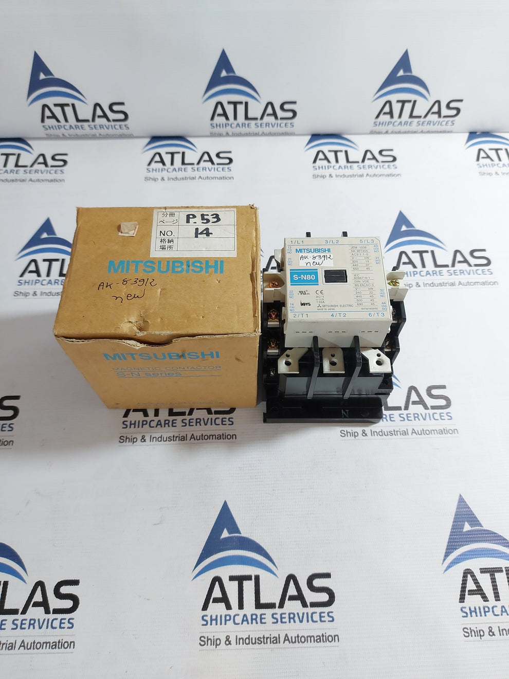 MITSUBISHI S-N80 MAGNETIC CONTACTOR 100-127V 50/60Hz – Atlas Shipcare ...
