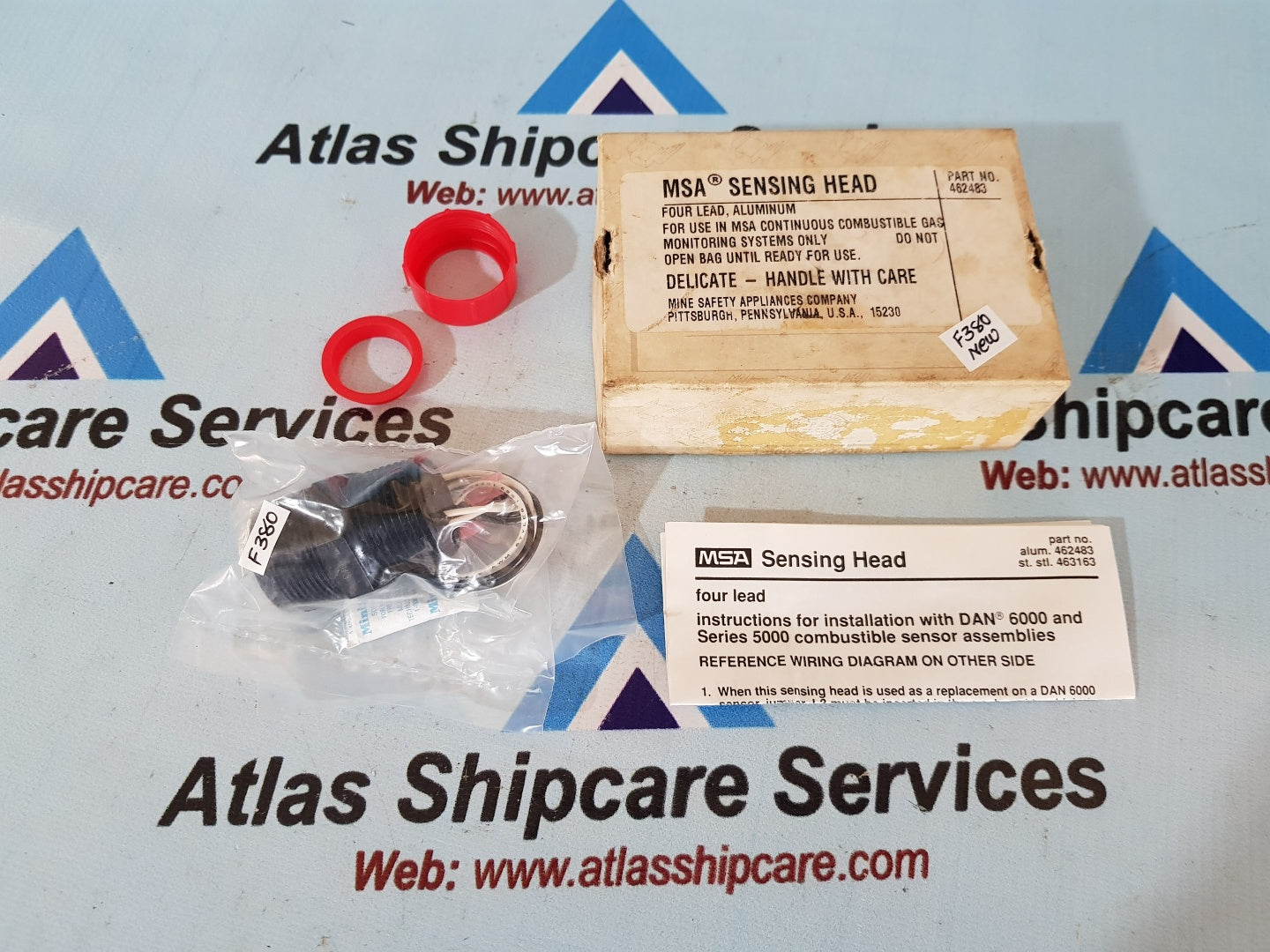 MSA 462483 Four Lead Aluminum Sensing Head – Atlas Shipcare Services